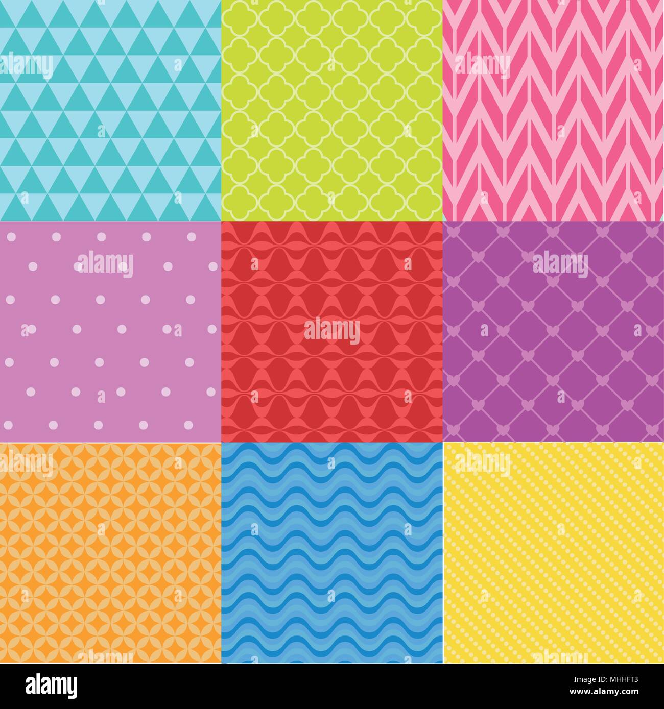 Fabrics patterns Stock Vector Images - Alamy