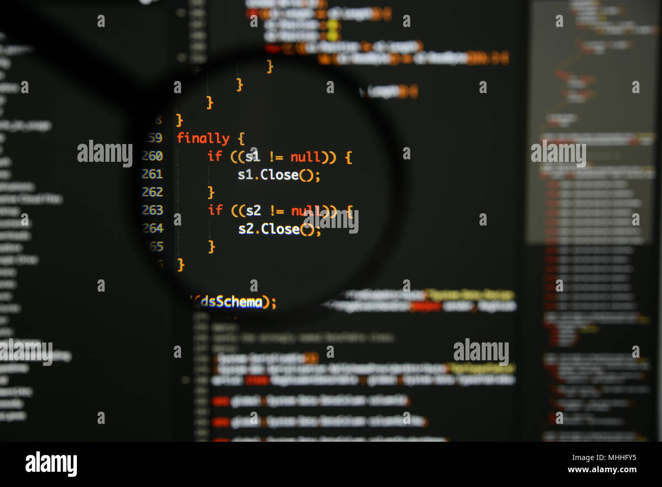 Real C Code Developing Screen Programing Workflow Abstract Algorithm