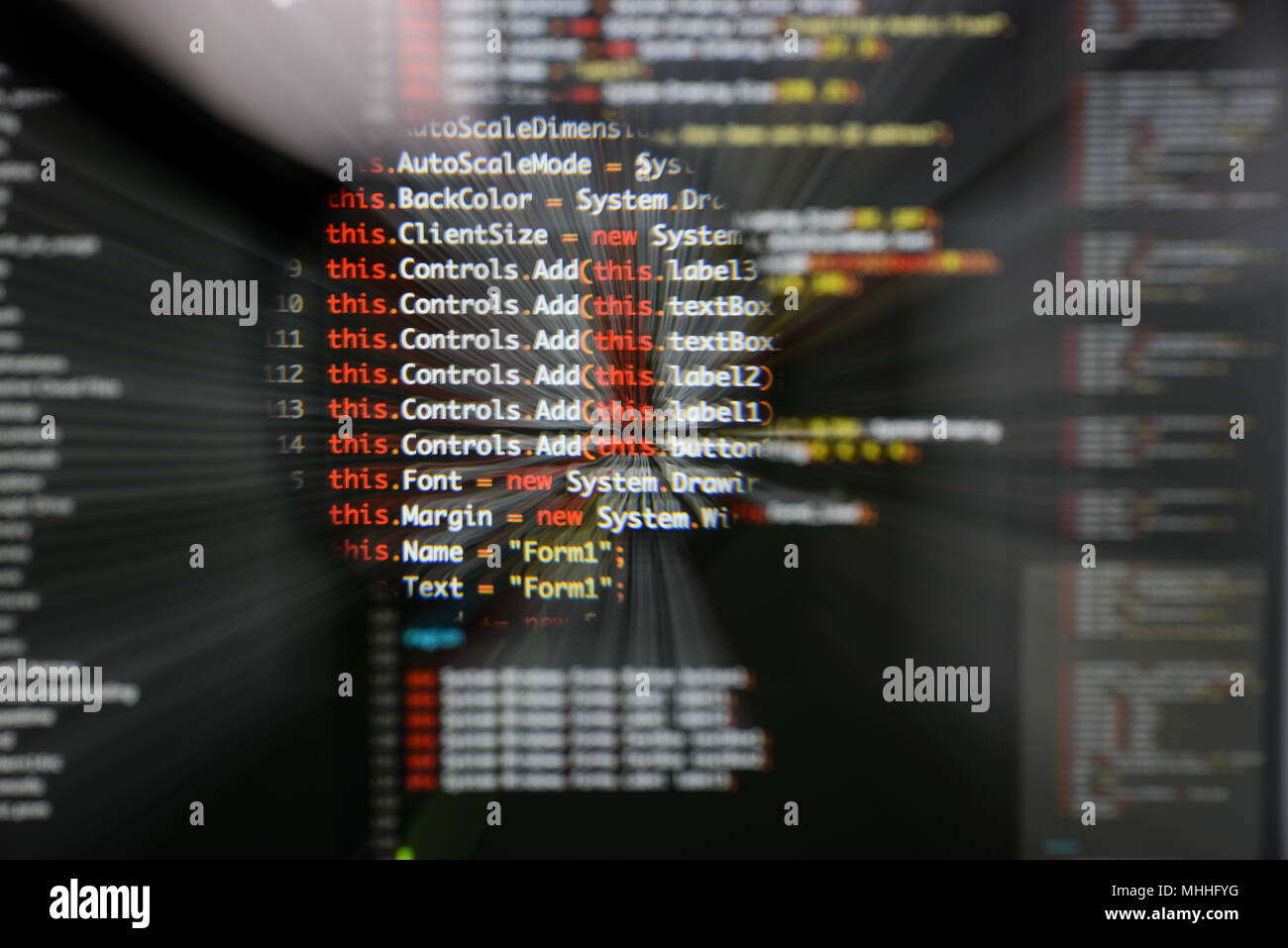 Real C Code Developing Screen Programing Workflow Abstract Algorithm 3725