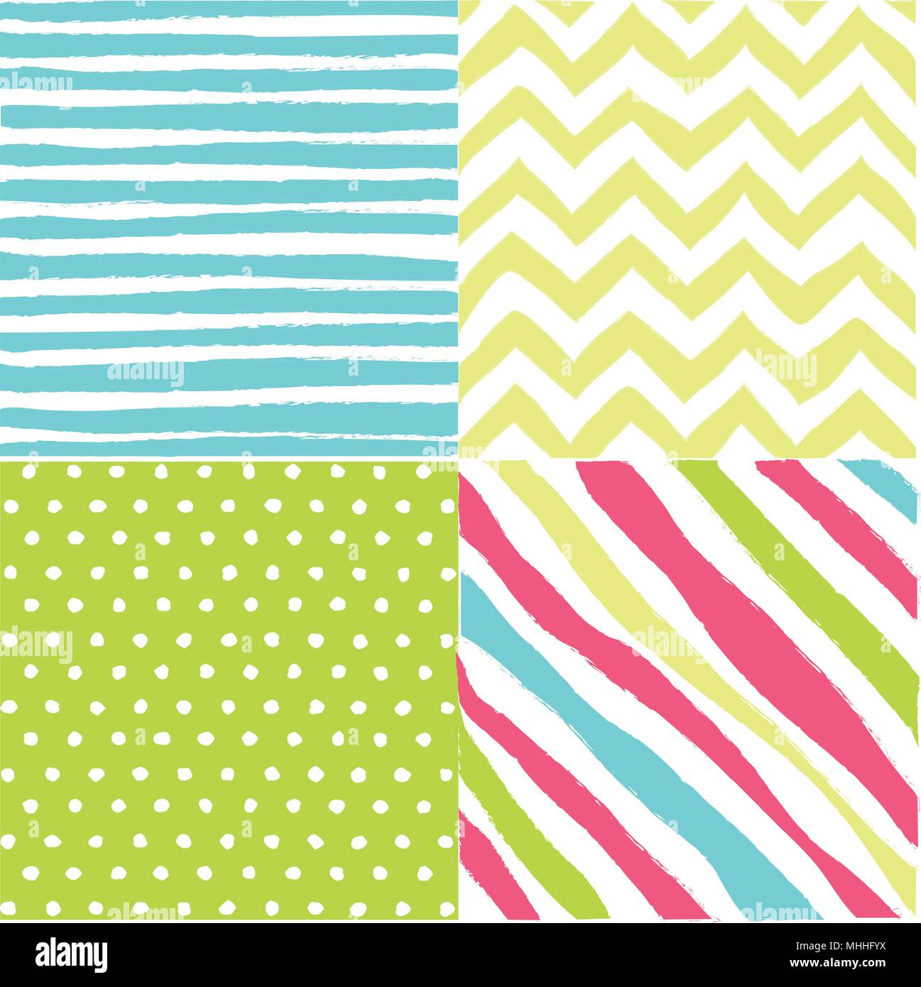 Set of seamless patterns Stock Vector Image & Art - Alamy