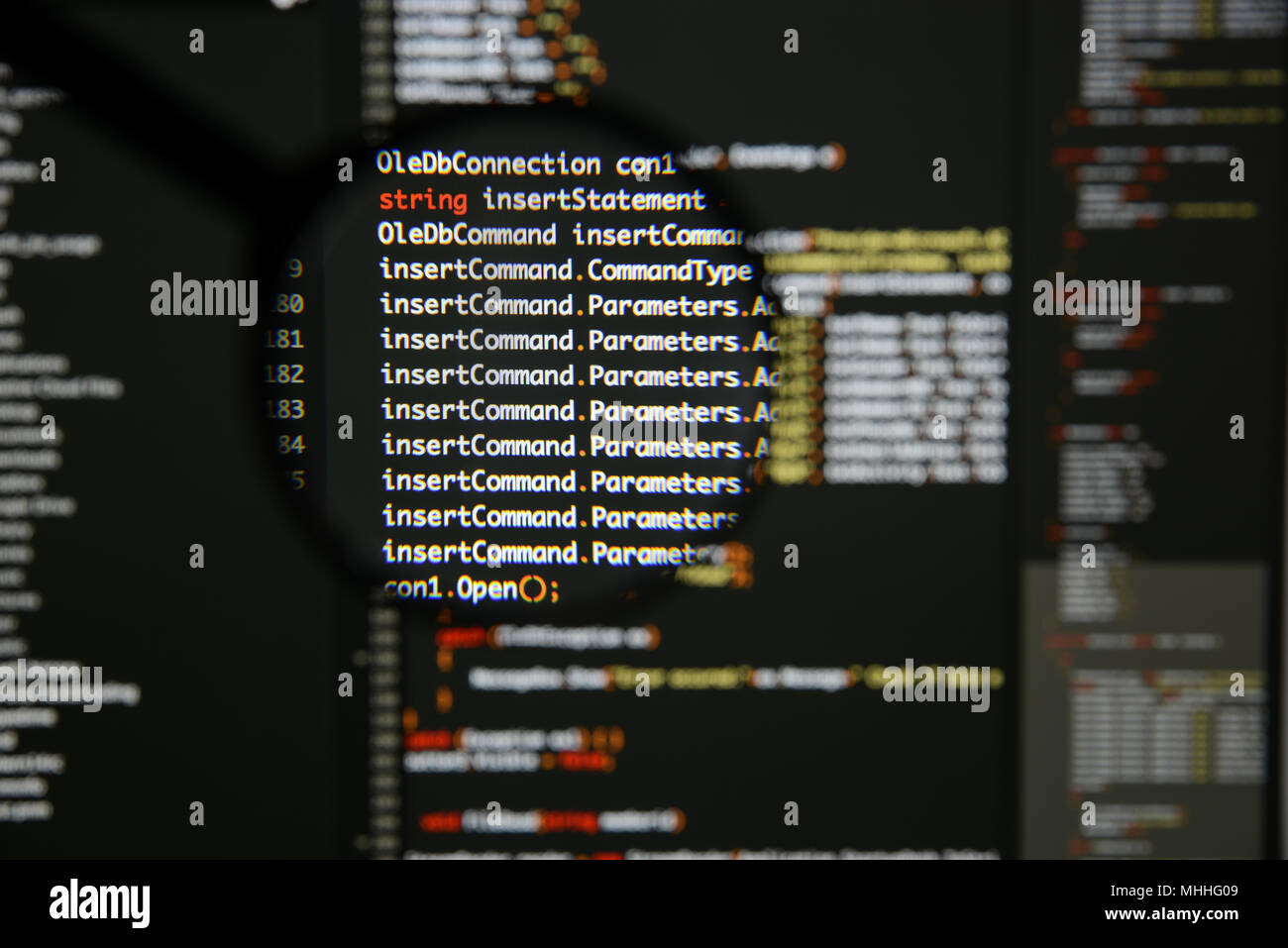 Real C Code Developing Screen Programing Workflow Abstract Algorithm