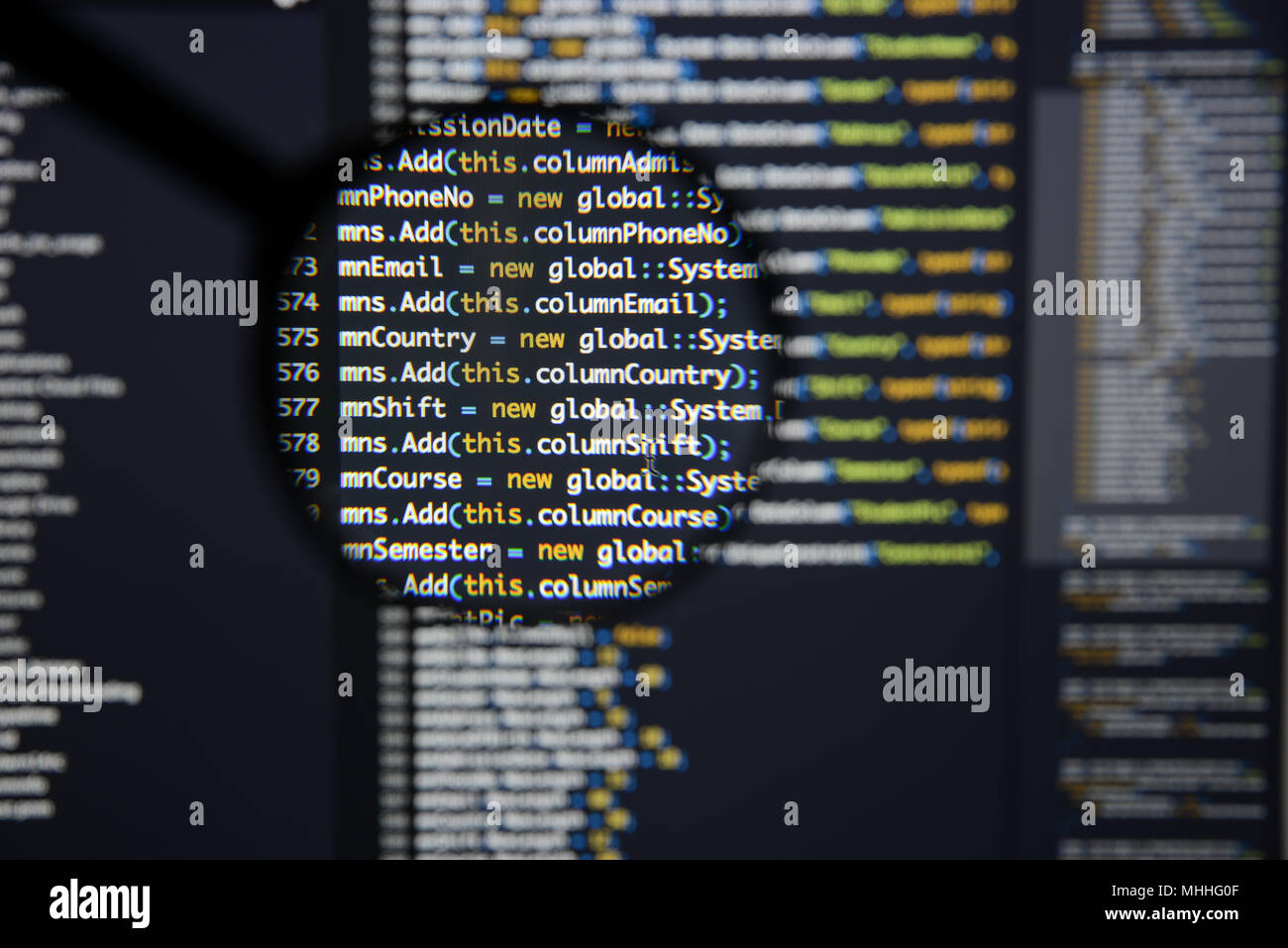 Real C Code Developing Screen Programing Workflow Abstract Algorithm Concept Lines Of C Code