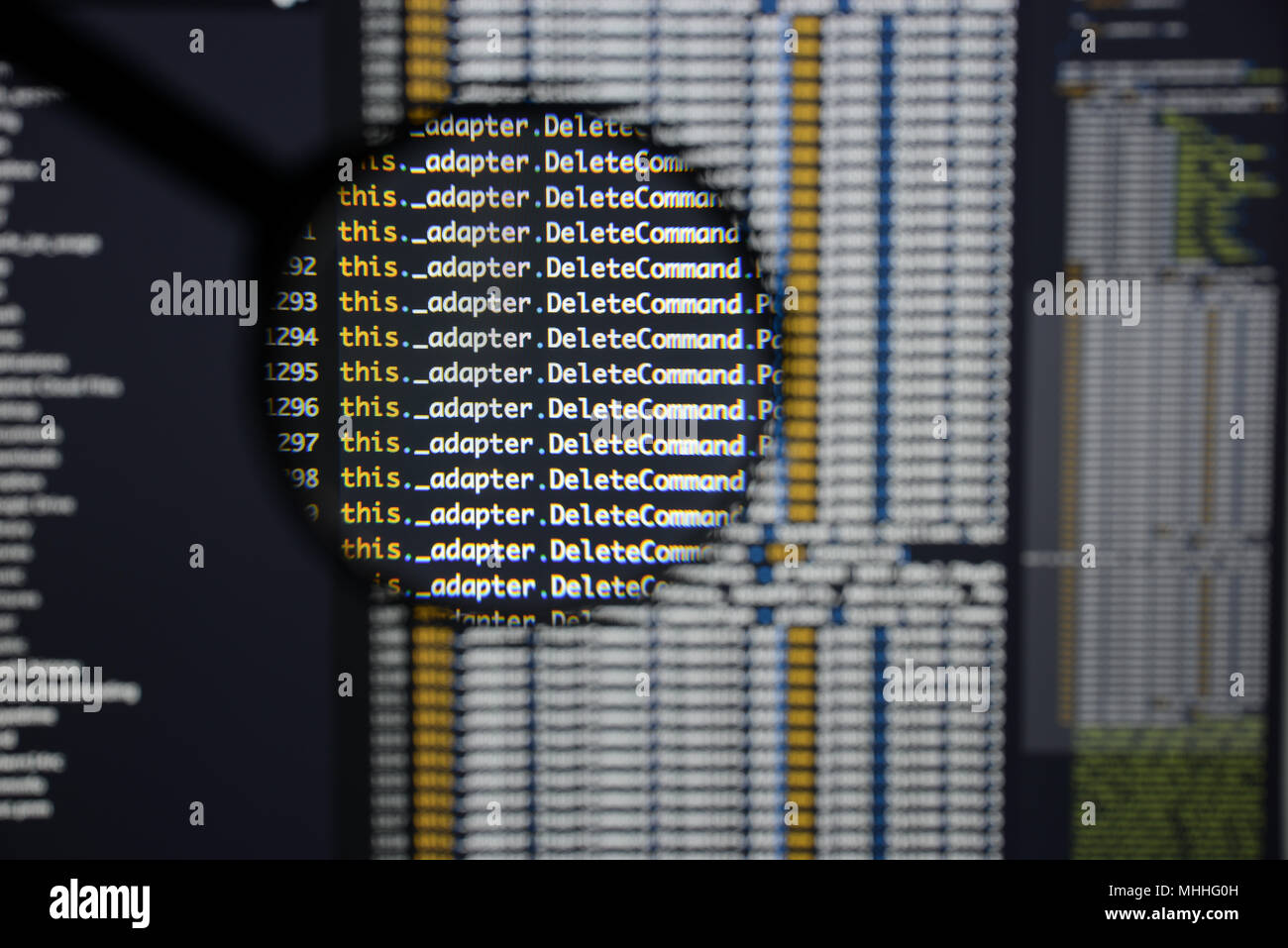 Real C Code Developing Screen Programing Workflow Abstract Algorithm