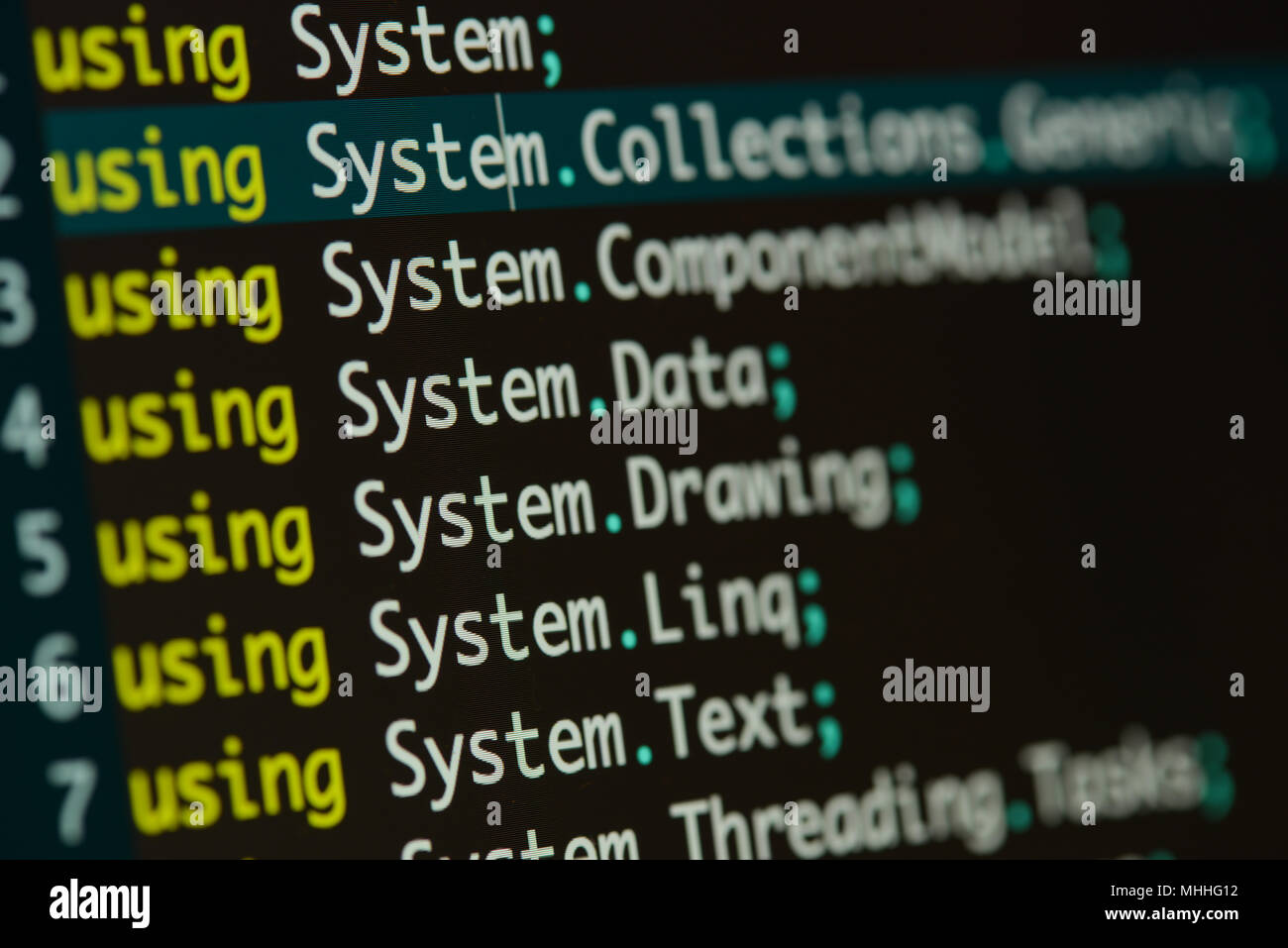 Real C Code Developing Screen Programing Workflow Abstract Algorithm Concept Lines Of C Code