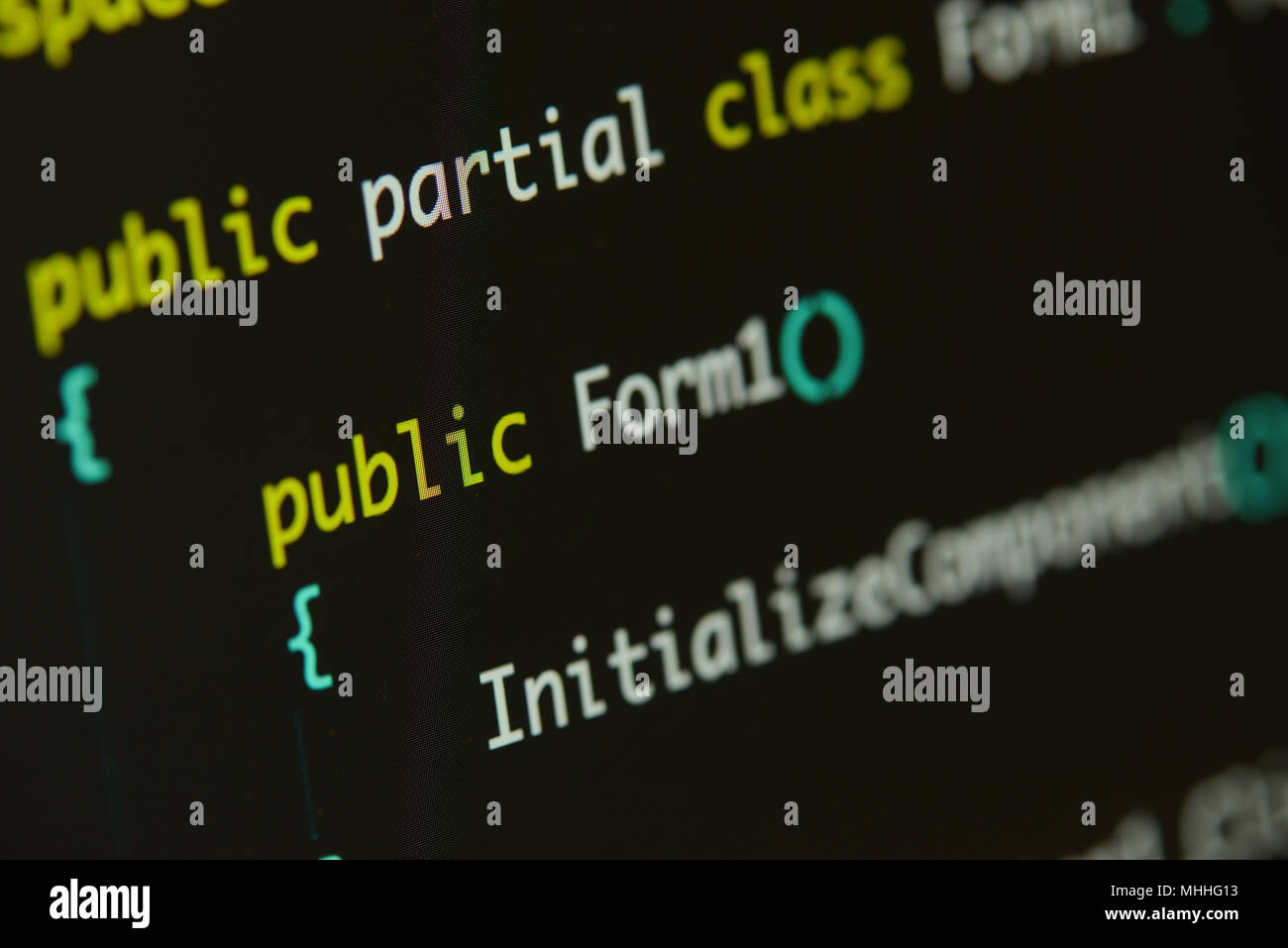 Real C Code Developing Screen Programing Workflow Abstract Algorithm Concept Lines Of C Code
