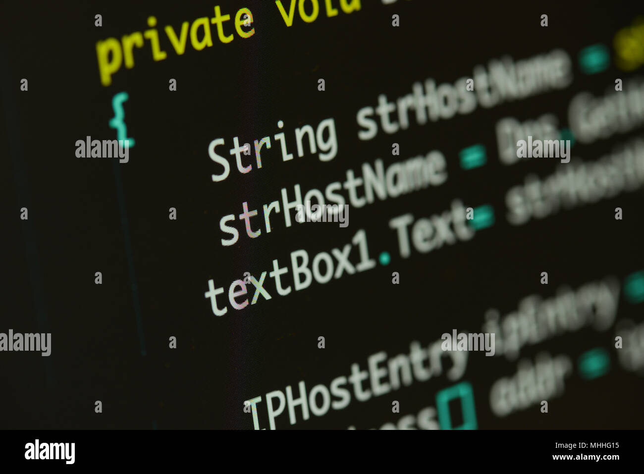 Real C Code Developing Screen Programing Workflow Abstract Algorithm Concept Lines Of C Code