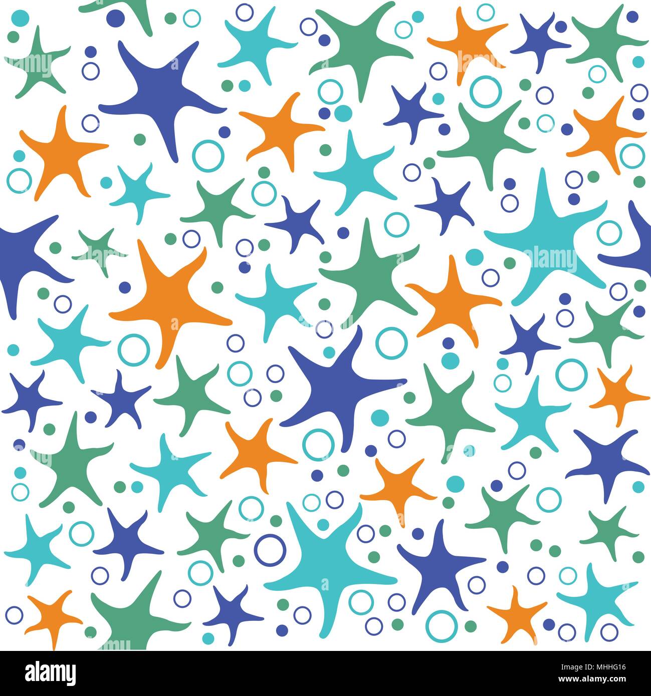 Starfish doodle Stock Vector Images - Alamy