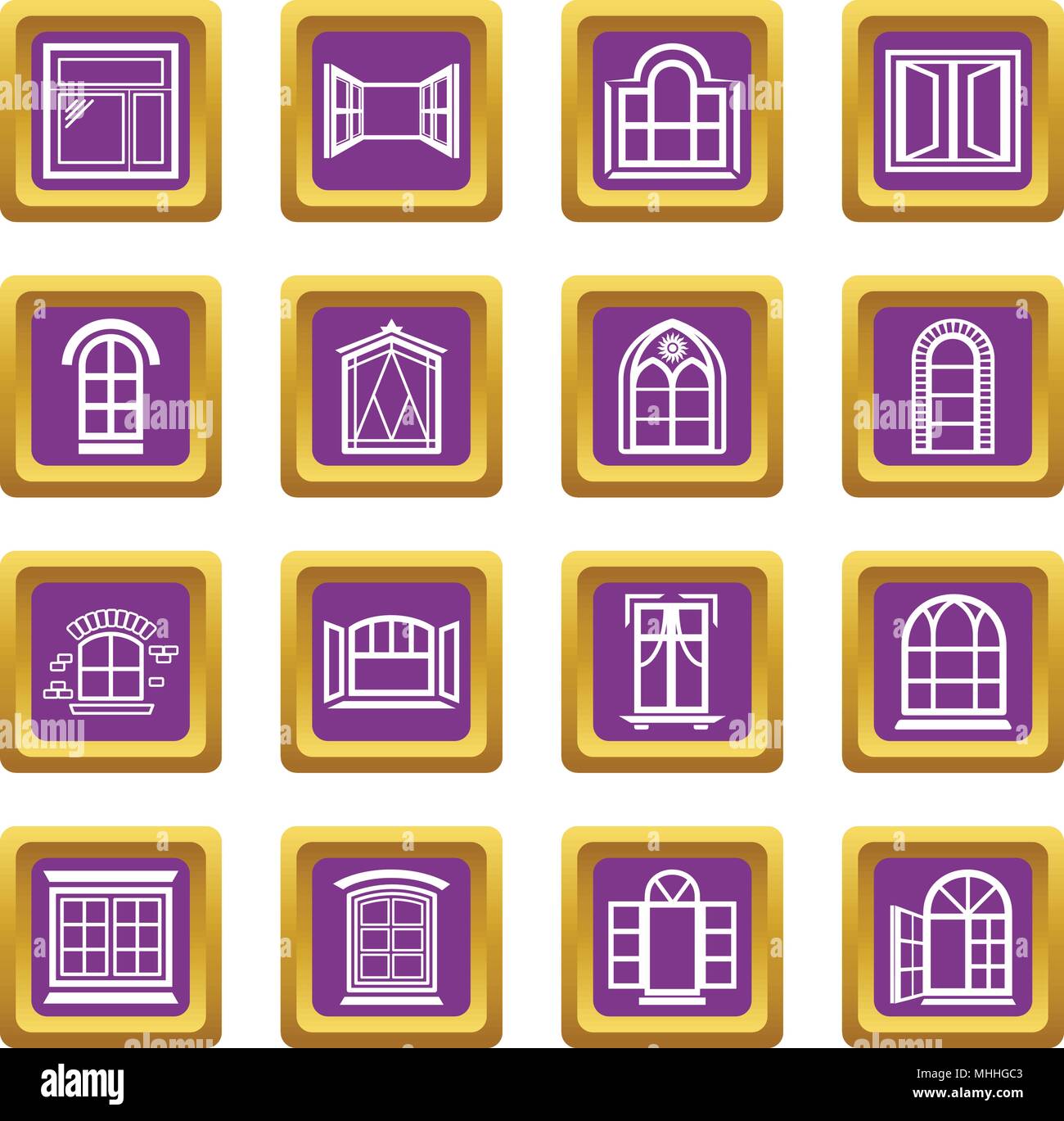 Stained glass open sign Stock Vector Images - Alamy