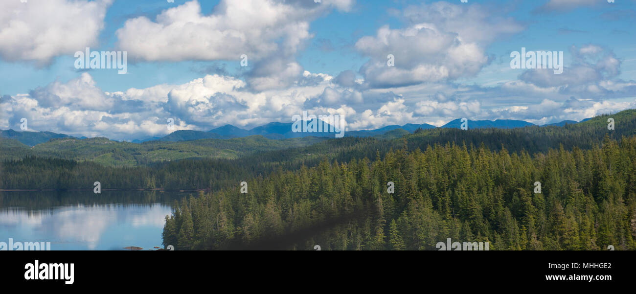 Alaska Prince of Wales island aerial view from floatplane Stock Photo ...