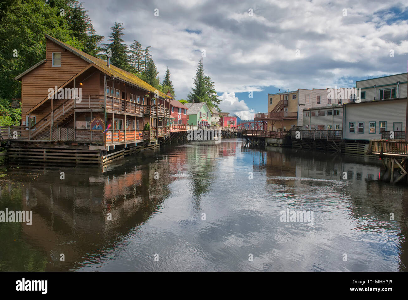 Ketchikan fishing village hi-res stock photography and images - Alamy