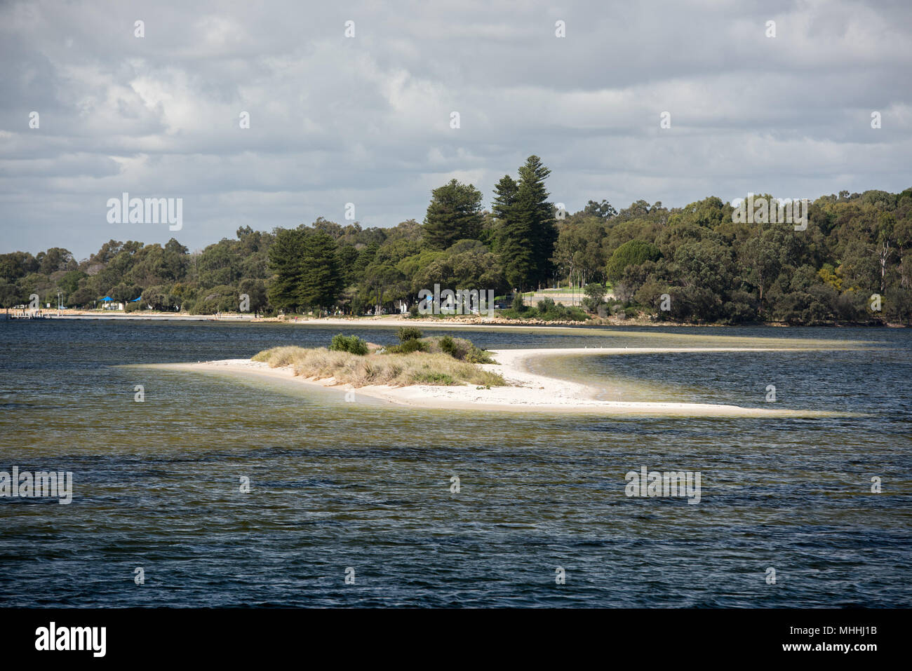 perth bay fremantle by the sea houses landscape panorama Stock Photo ...