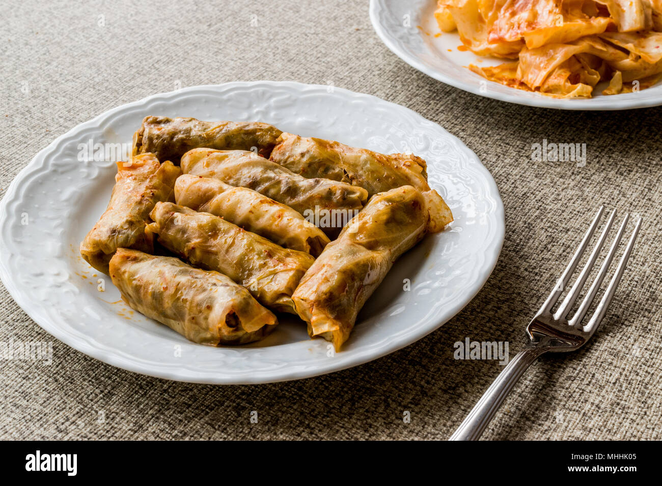 Turkish Dolma Lahana Sarmasi / Cabbage Rolls. turkish food culture ...