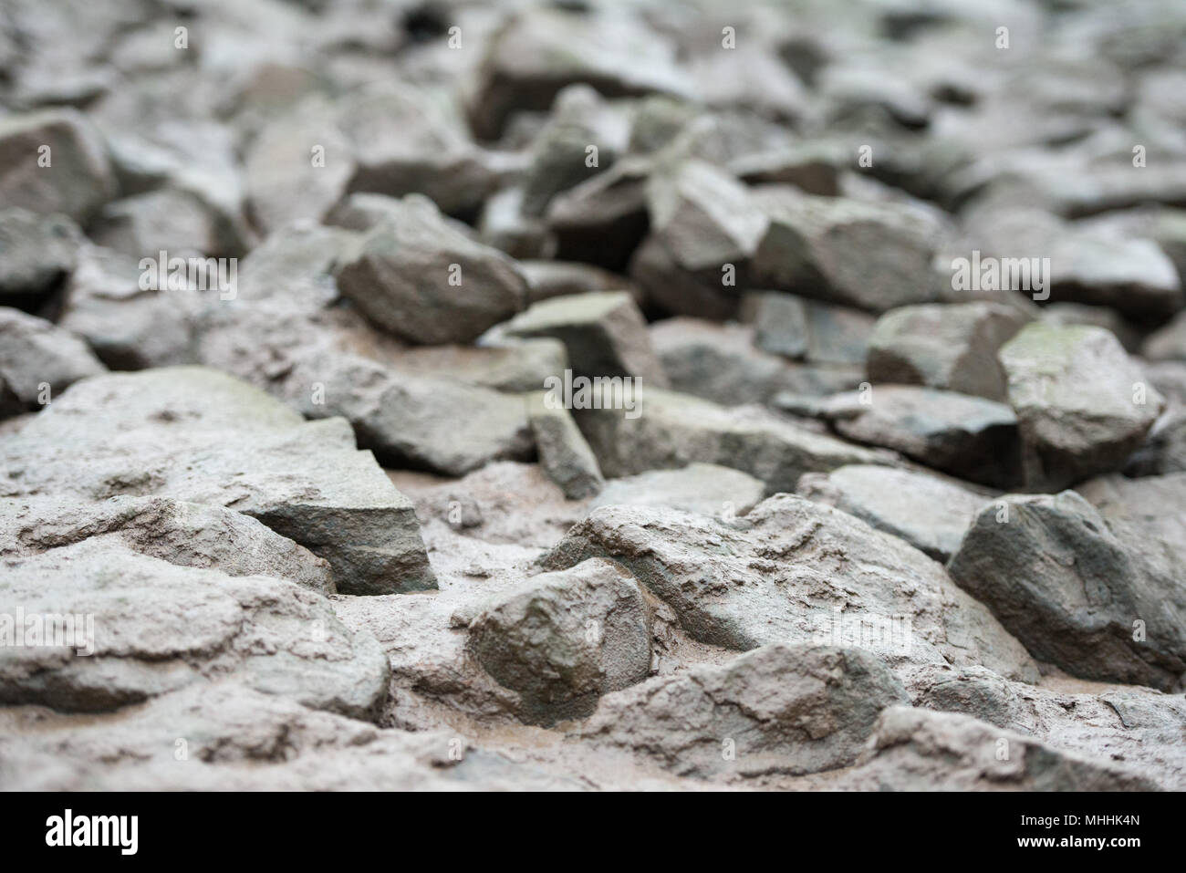 white and grey river rocks backround Stock Photo - Alamy