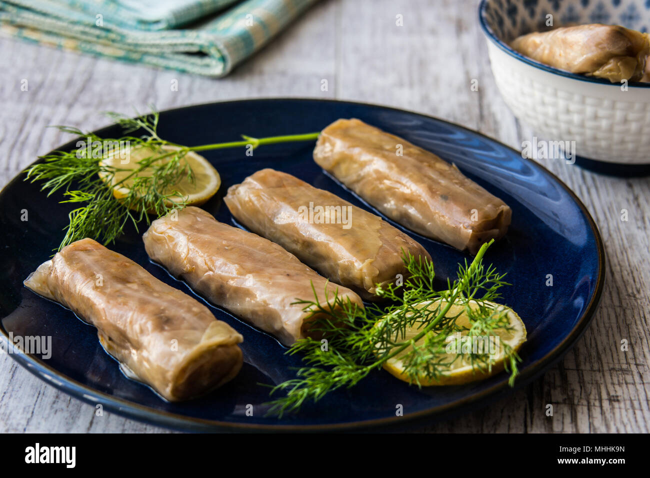 Turkish Lahana Sarmasi / Kelem Dolmasi / Cabbage Rolls Stock Photo - Alamy
