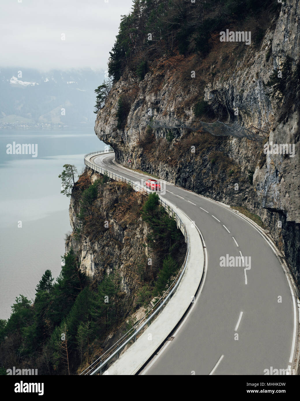 Car swiss alps hi-res stock photography and images - Alamy