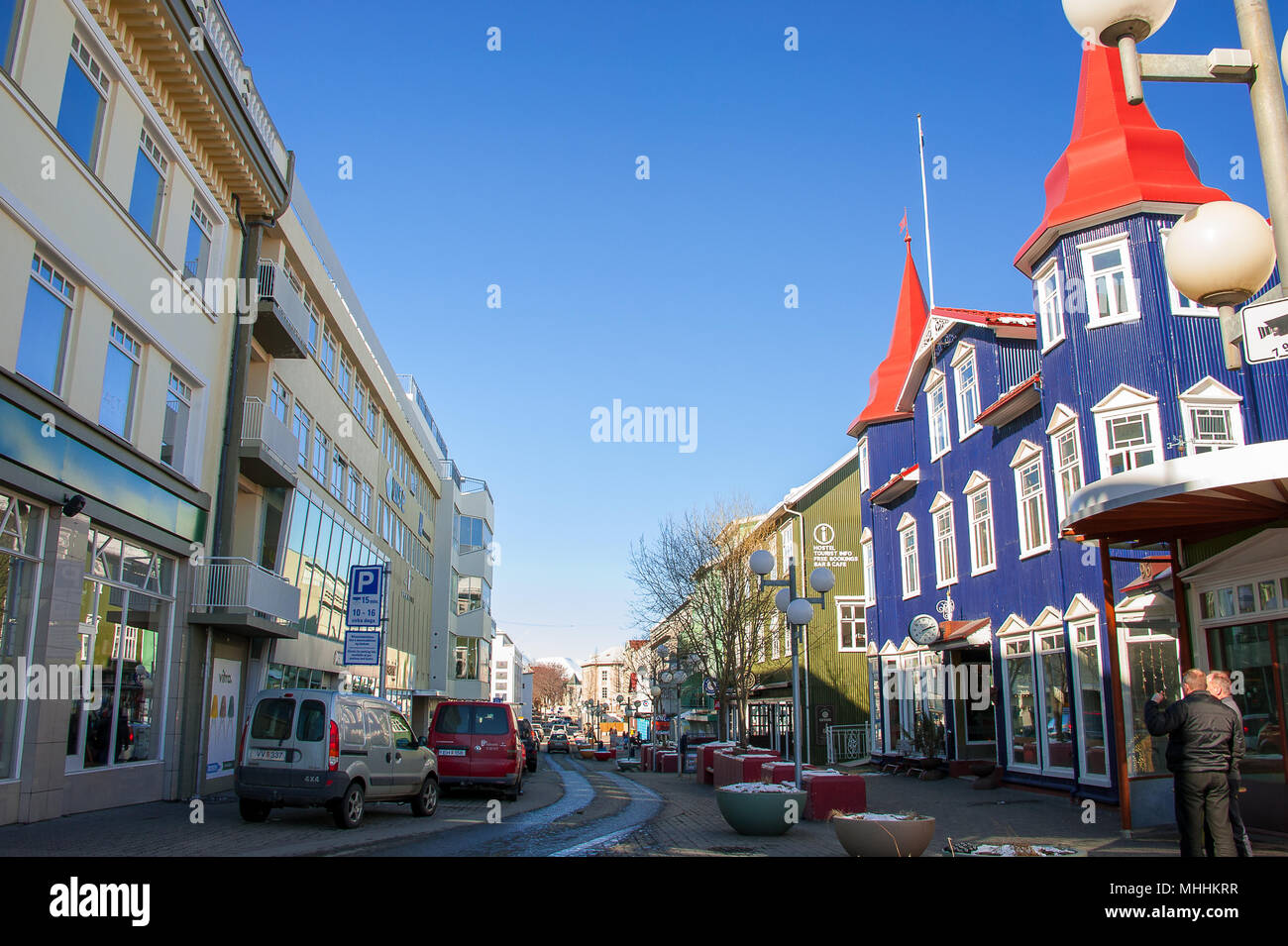 Main street akureyri iceland hi-res stock photography and images - Alamy