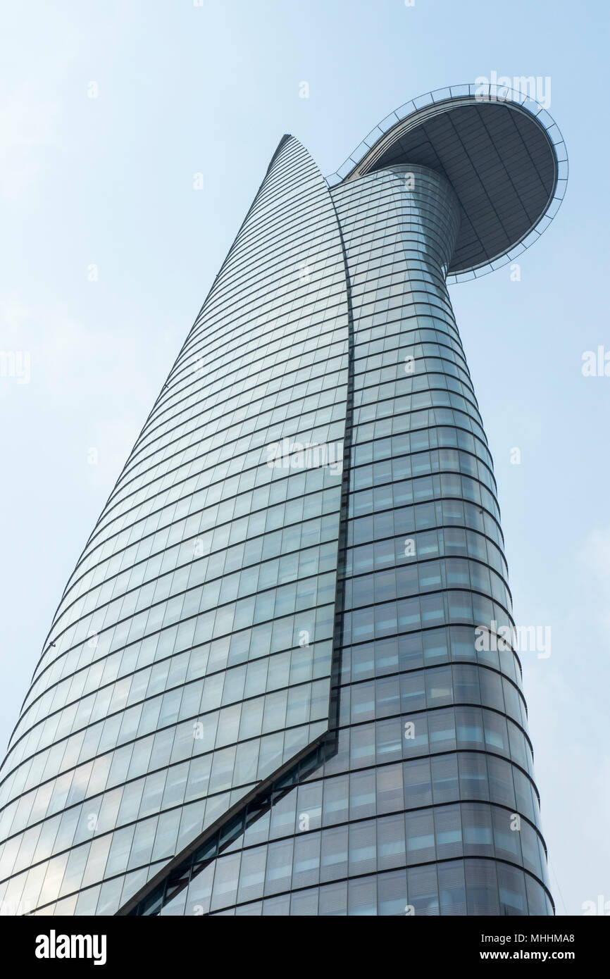 The Bitexco Financial Tower, a modern skyscraper which is noted for it ...