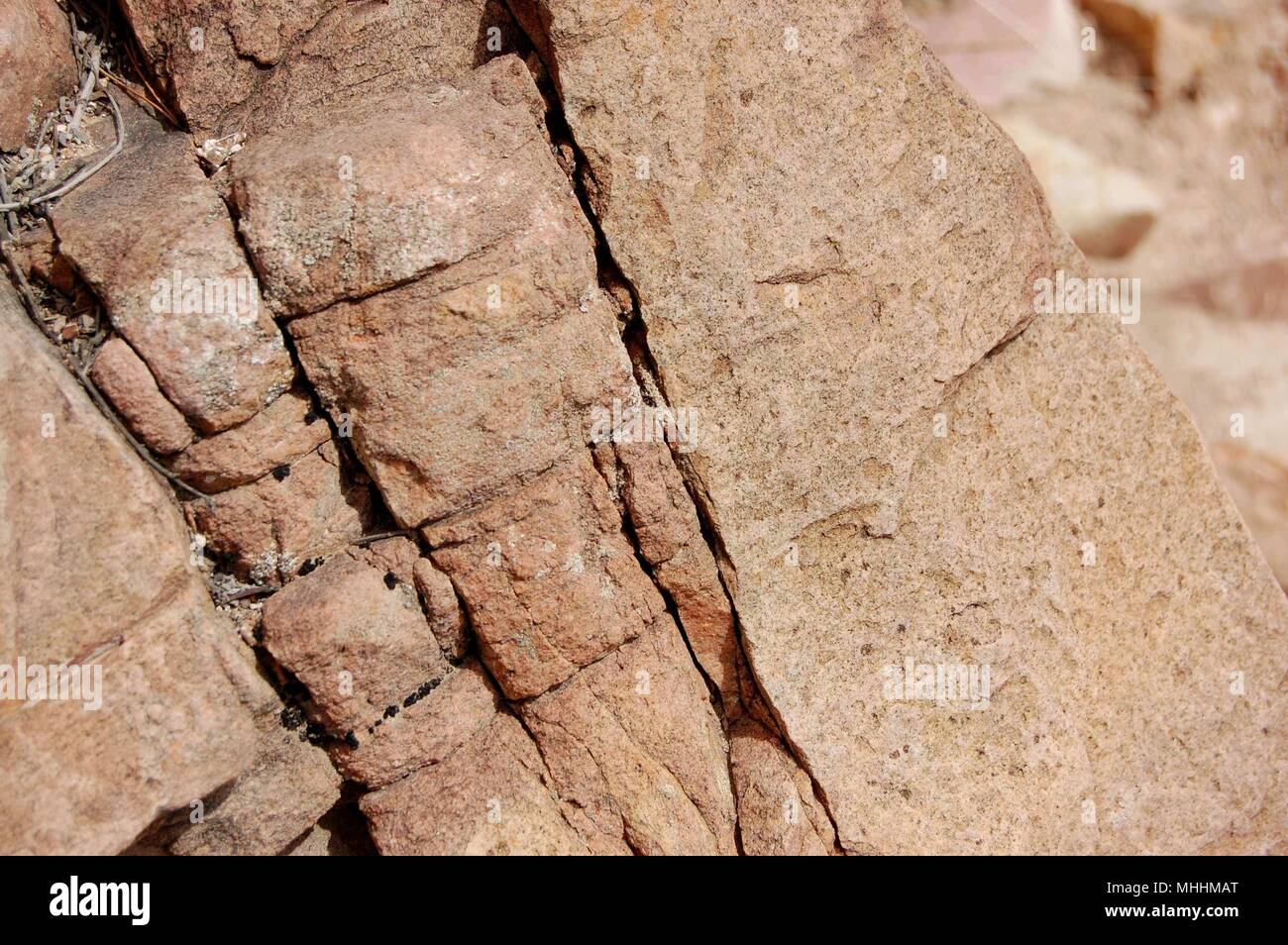 A massive limestone in Spain Stock Photo - Alamy