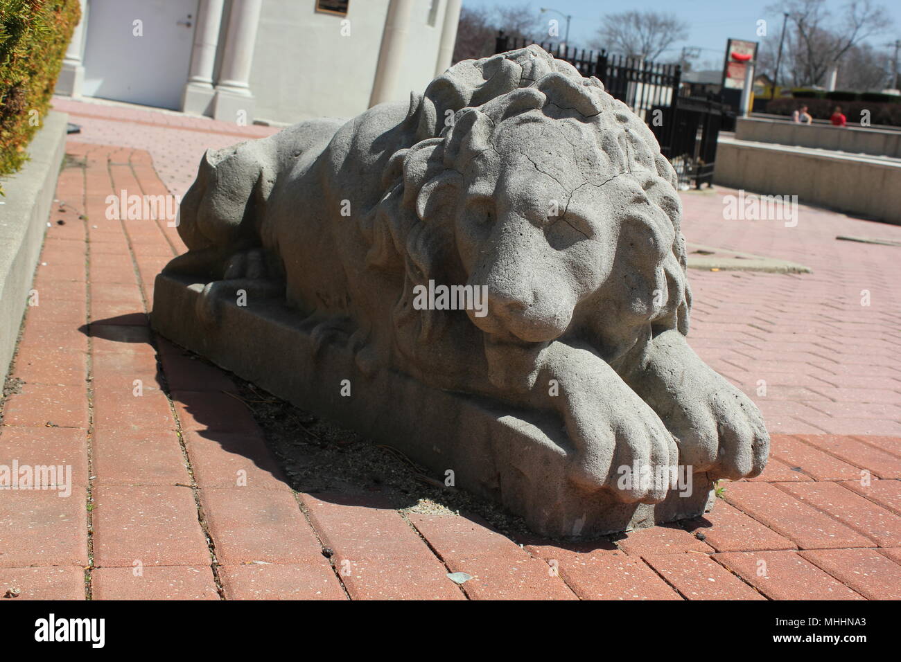 American replica of The Leaning Tower of Pisa in Niles, Illinois Stock ...