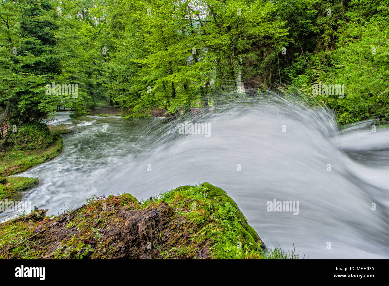 delle marmore fall in Umbria Italy Stock Photo - Alamy