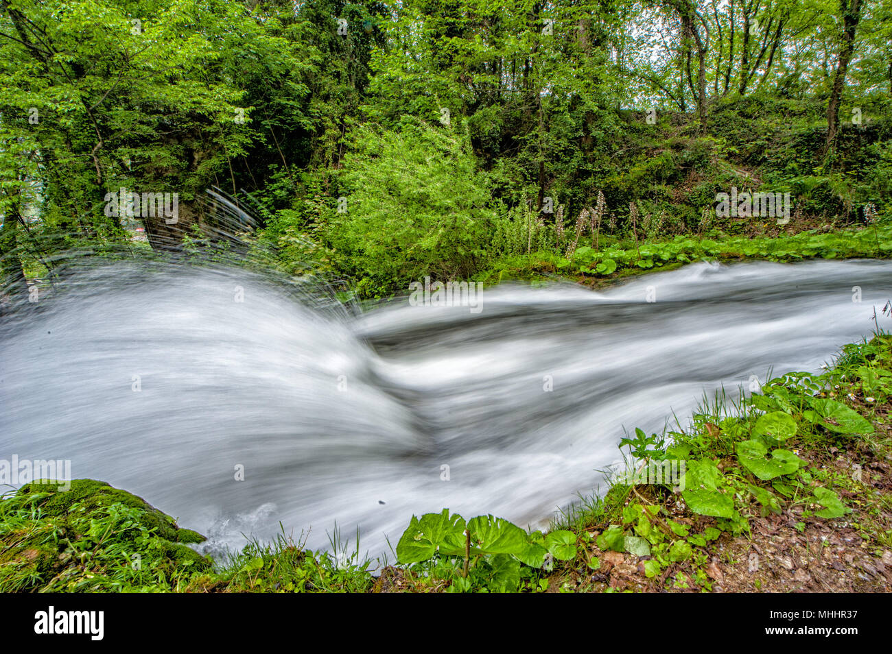 delle marmore fall in Umbria Italy Stock Photo - Alamy