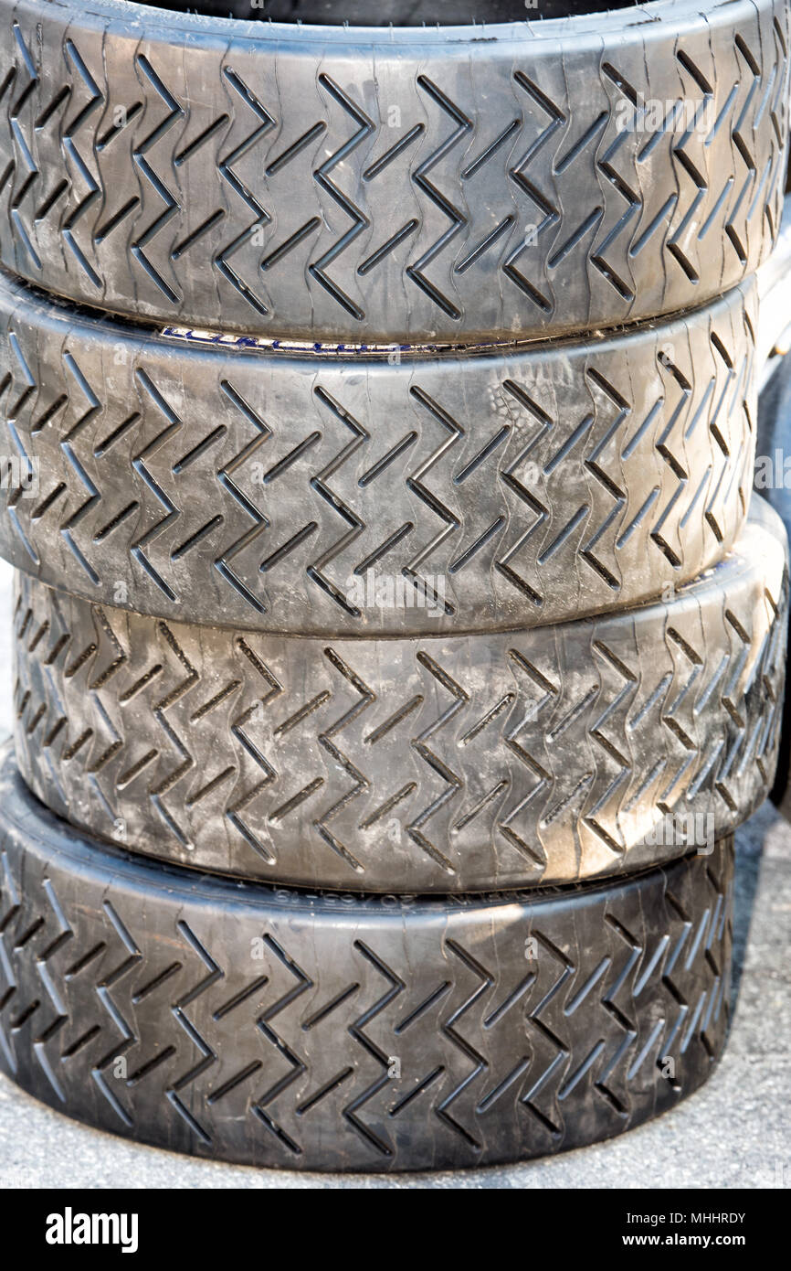 rally Racing car tire close up Stock Photo - Alamy