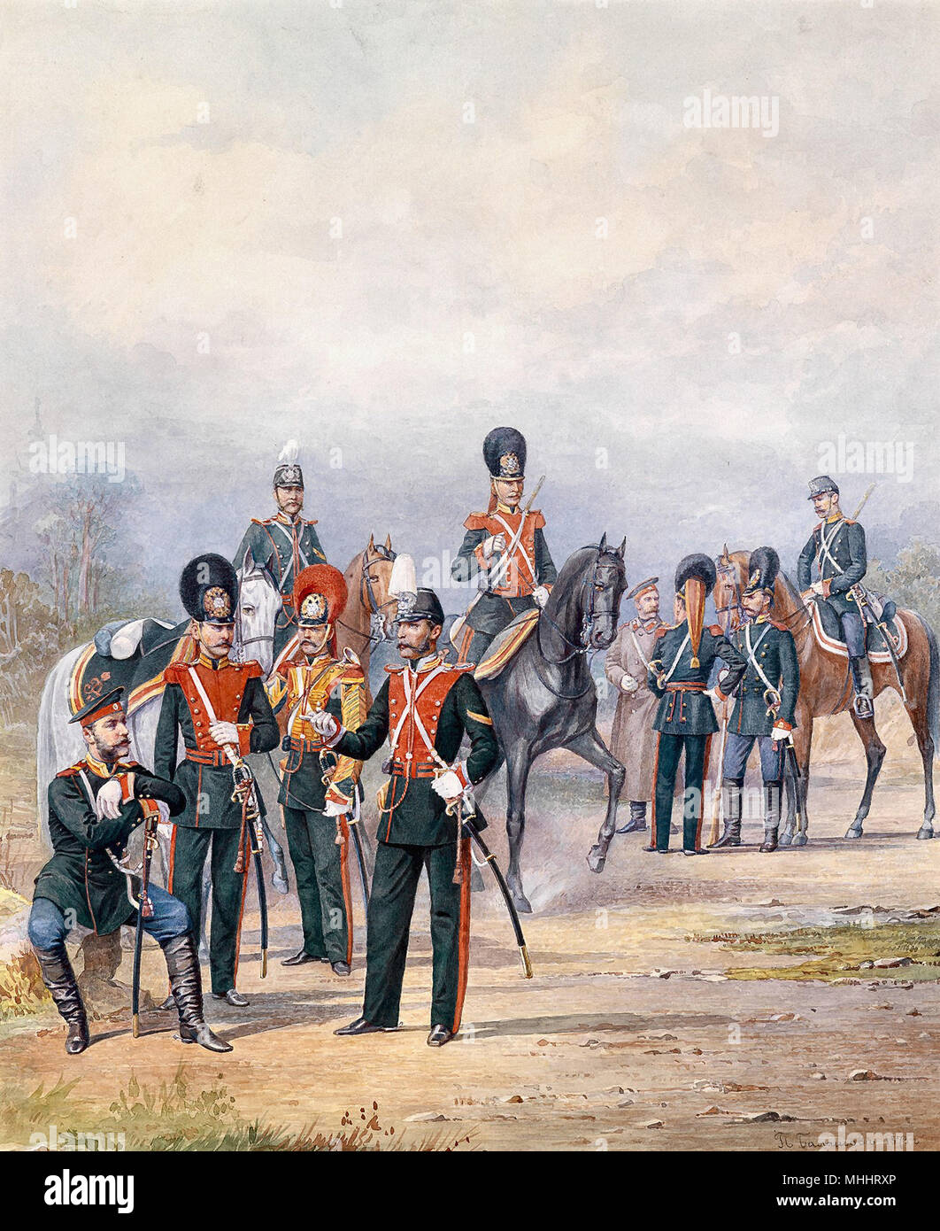 Balashov Piotr Ivanovich - Russian Dragoon at the Time of Tsar ...