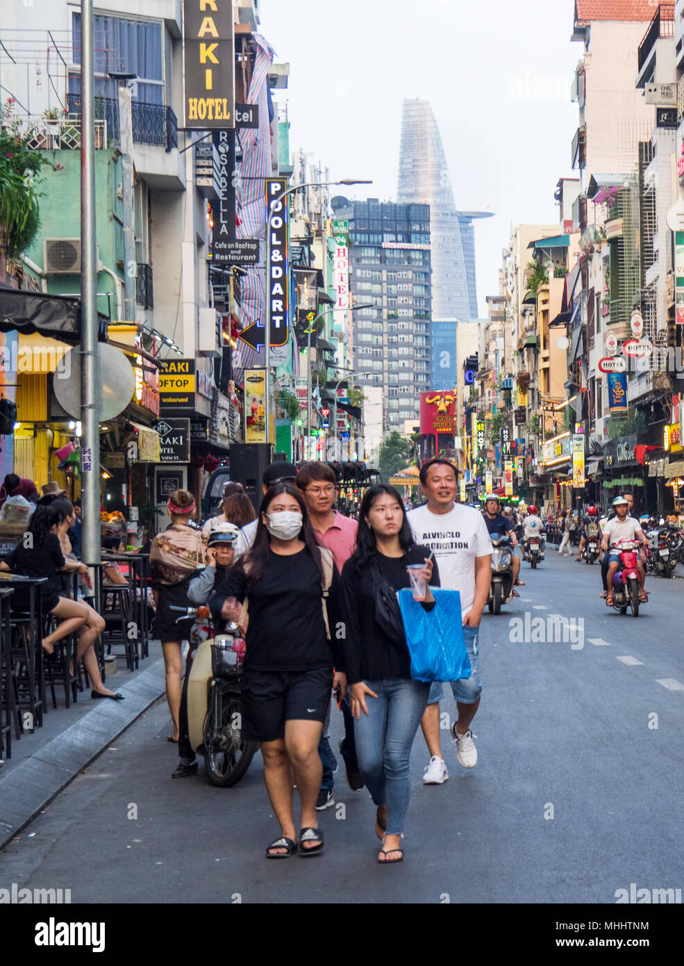 Bui vien walking street hi-res stock photography and images - Alamy