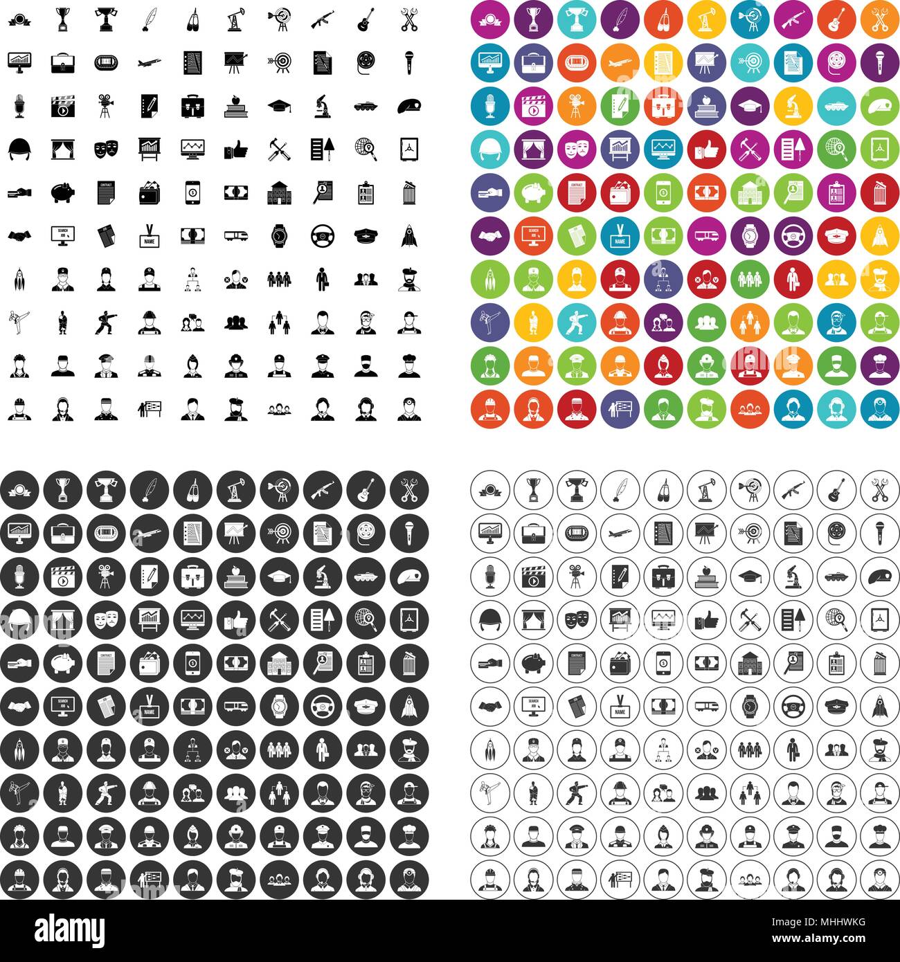 100 career icons set vector variant Stock Vector Image & Art - Alamy 100 career icons set vector variant Stock Vector Image & Art - Alamy