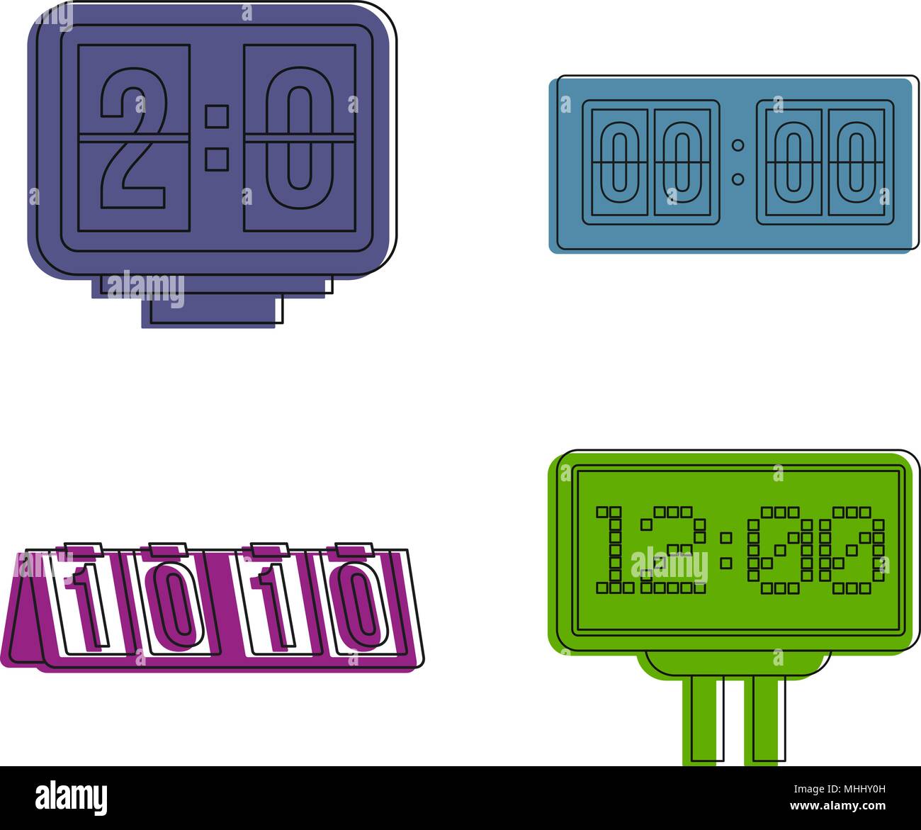Visitor numbers Stock Vector Images - Alamy