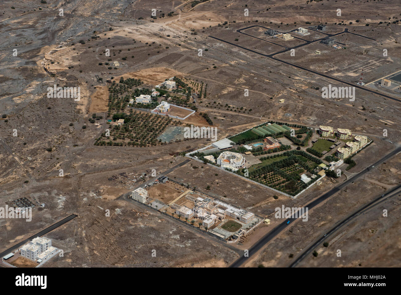 muscat oman sultanate aerial view Stock Photo - Alamy