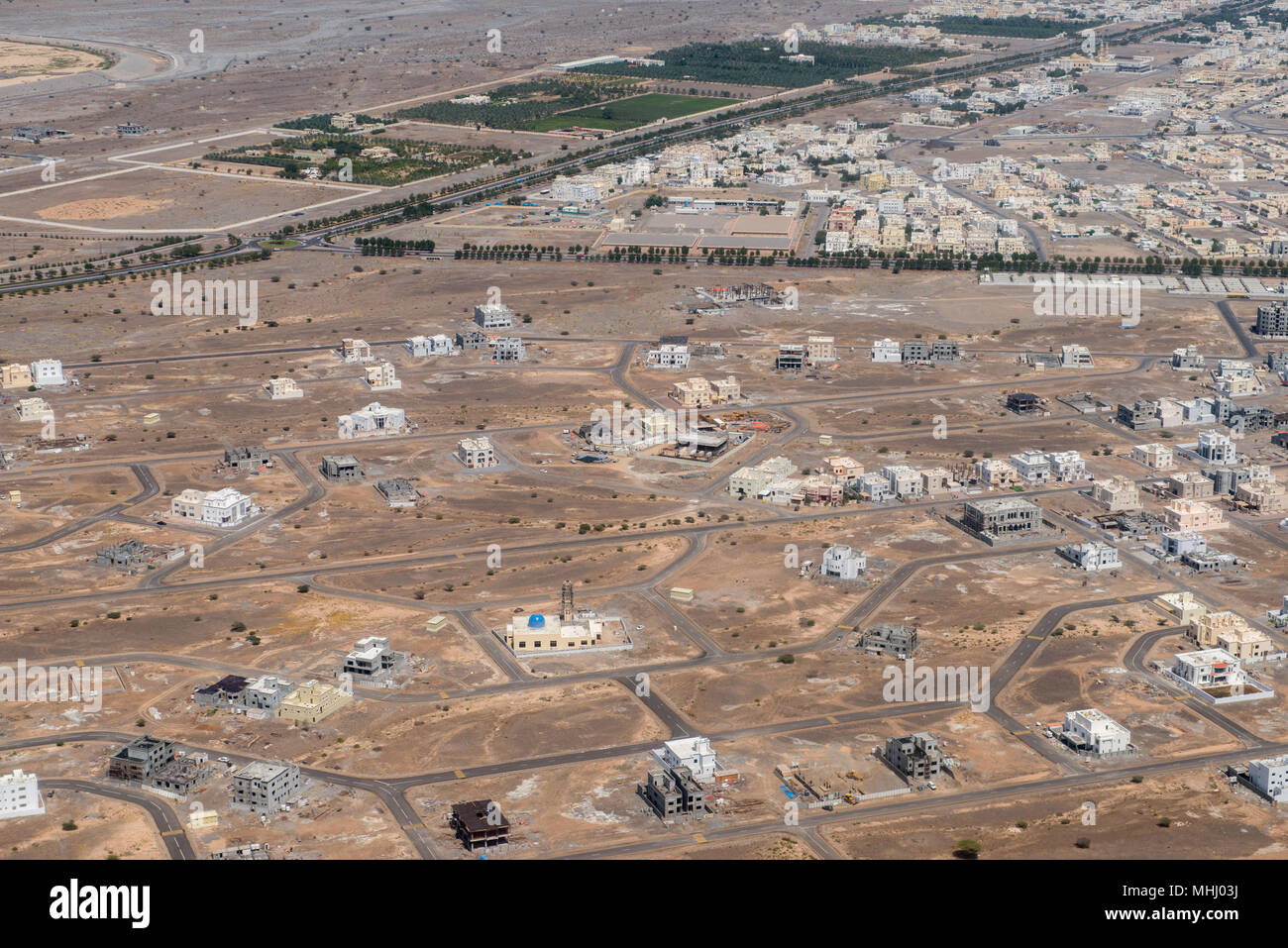 muscat oman sultanate aerial view Stock Photo - Alamy