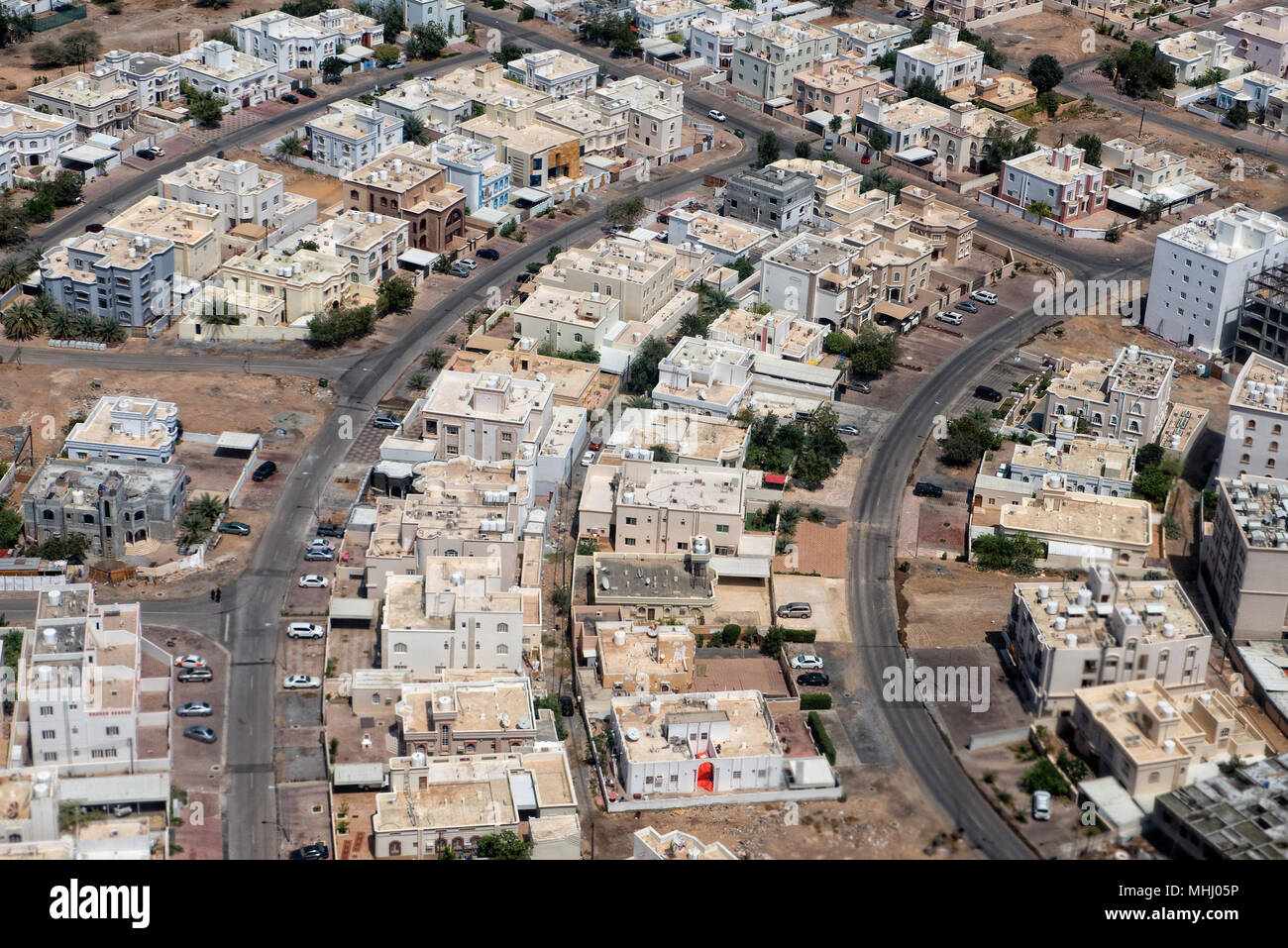 muscat oman sultanate aerial view Stock Photo - Alamy