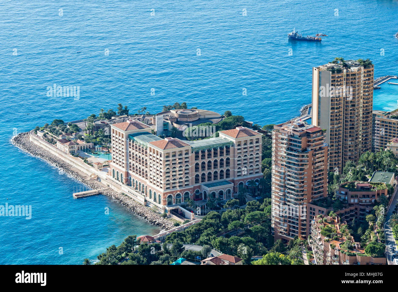 montecarlo monaco panorama landscape city view Stock Photo - Alamy