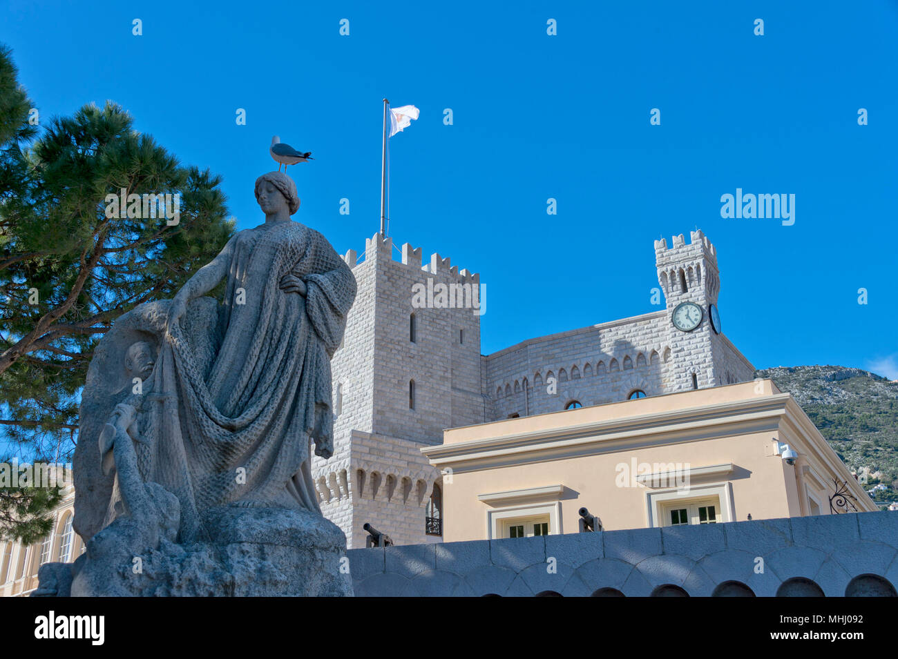 montecarlo monaco panorama palace view Stock Photo - Alamy