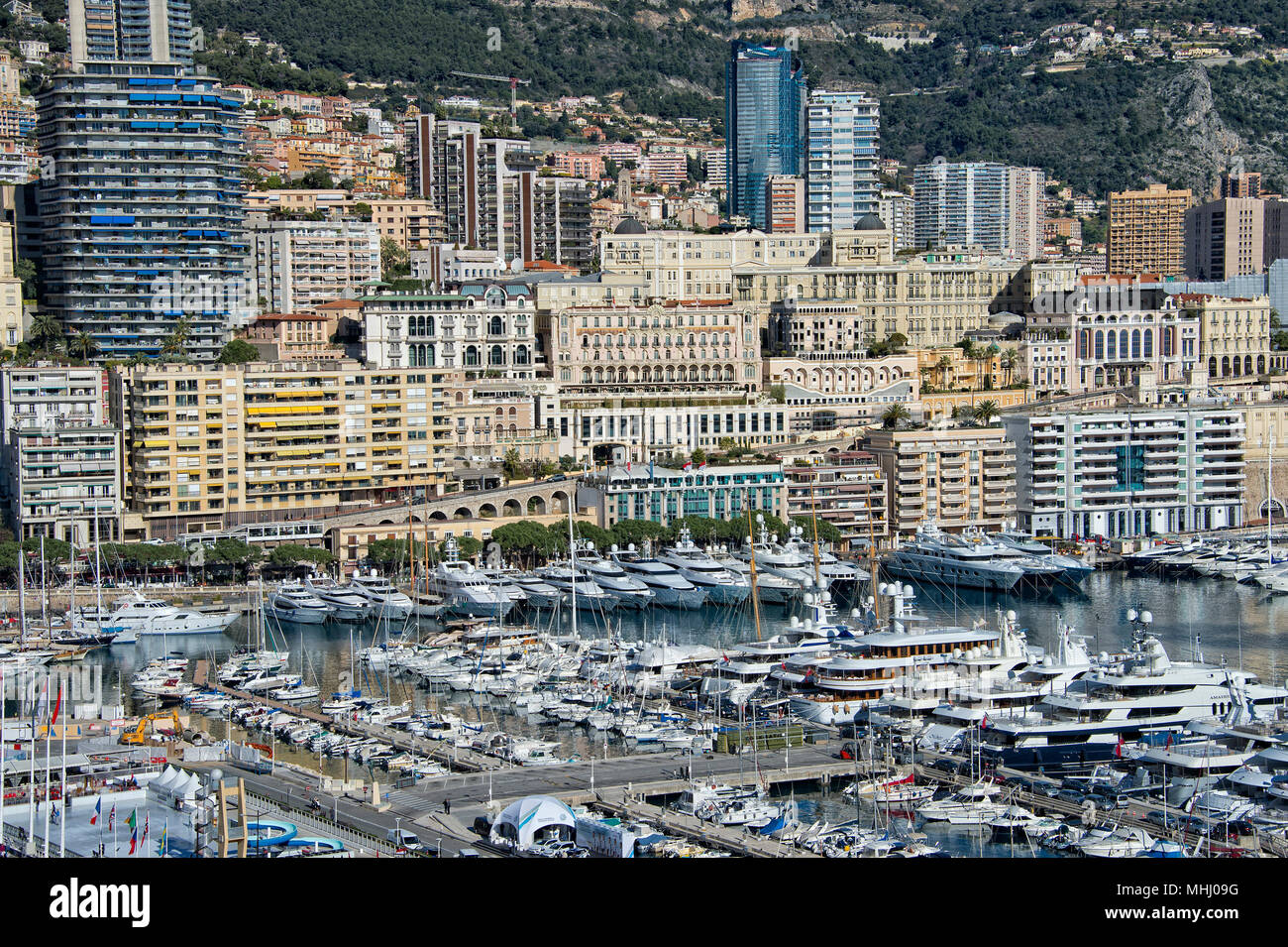 montecarlo monaco panorama landscape city view Stock Photo - Alamy