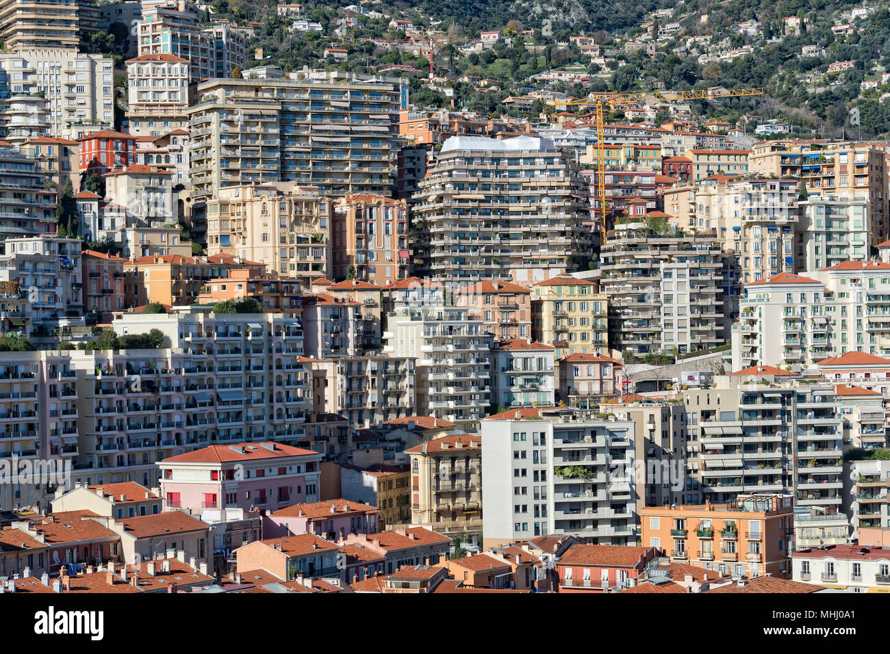 montecarlo monaco panorama landscape city view Stock Photo - Alamy