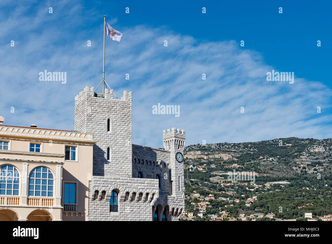 montecarlo monaco panorama palace view Stock Photo - Alamy