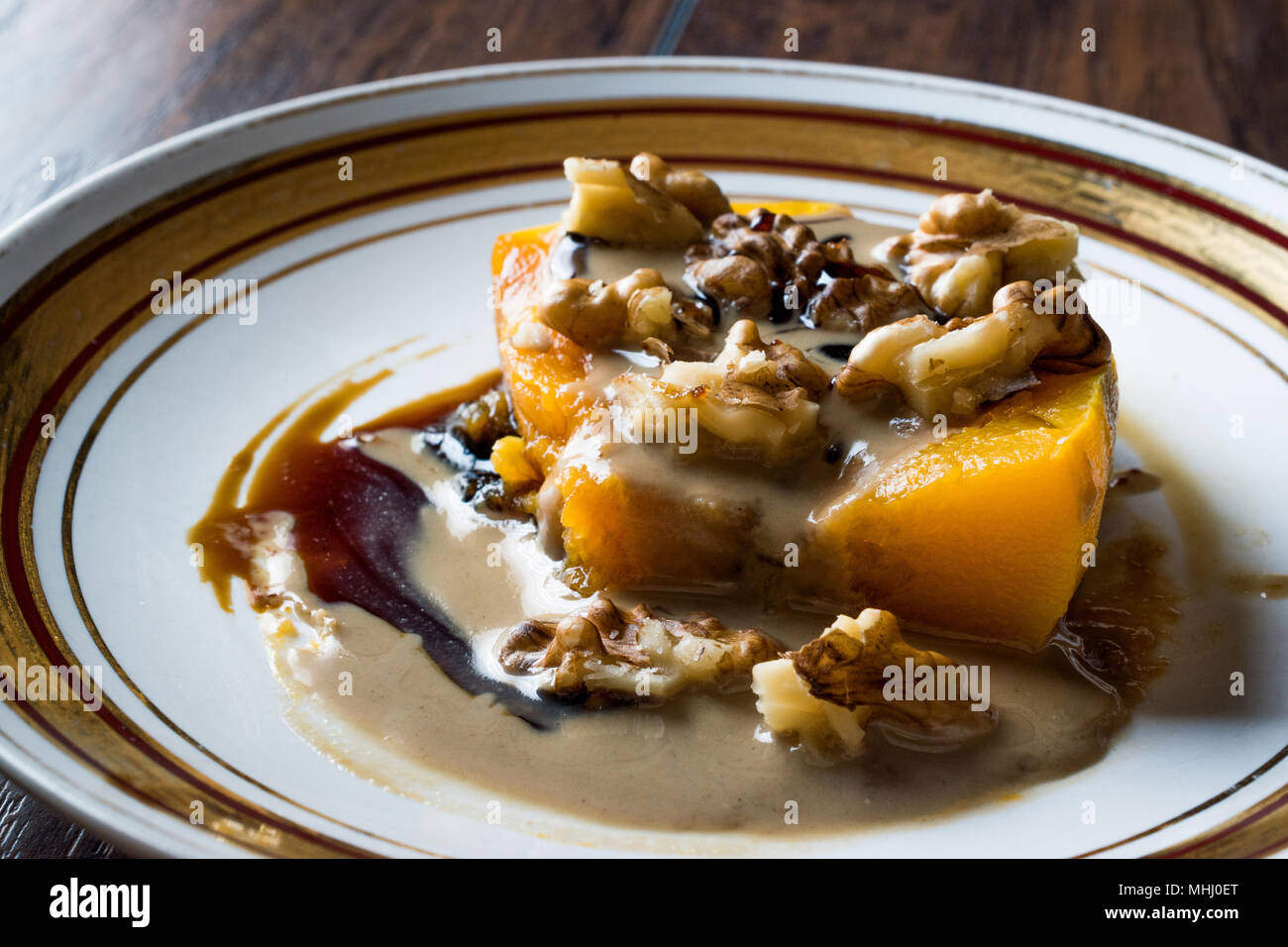 Turkish Pumpkin Dessert with Tahini and Walnut / Kabak Tatlisi ...