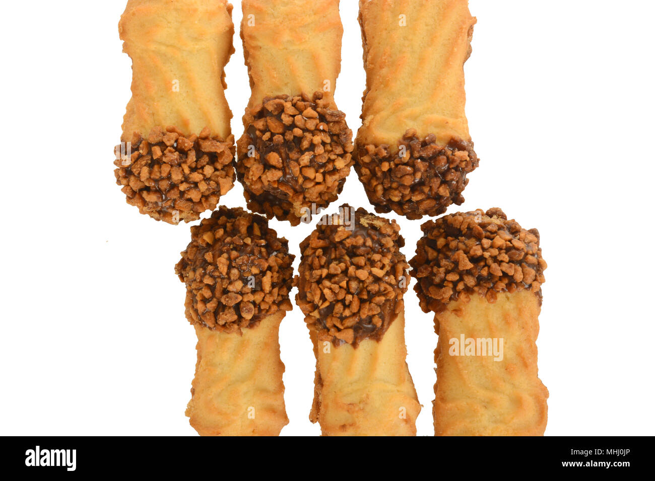 Oval shaped cookies isolated hi-res stock photography and images - Alamy