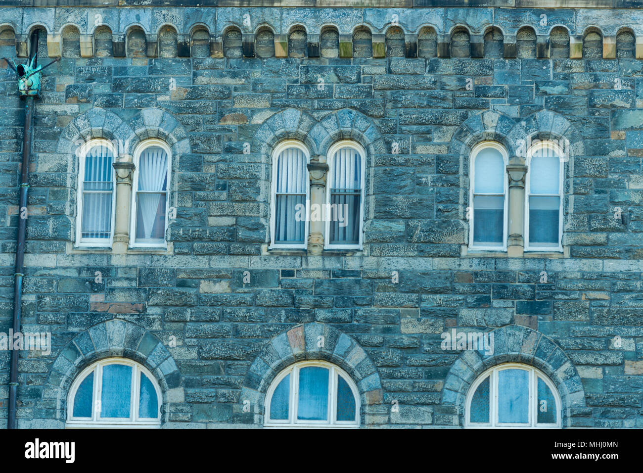 old stone brick building Stock Photo - Alamy