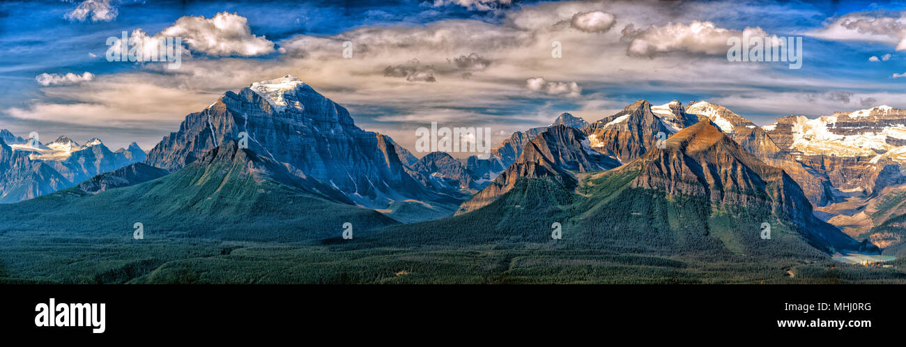 Banff panorama hi-res stock photography and images - Alamy