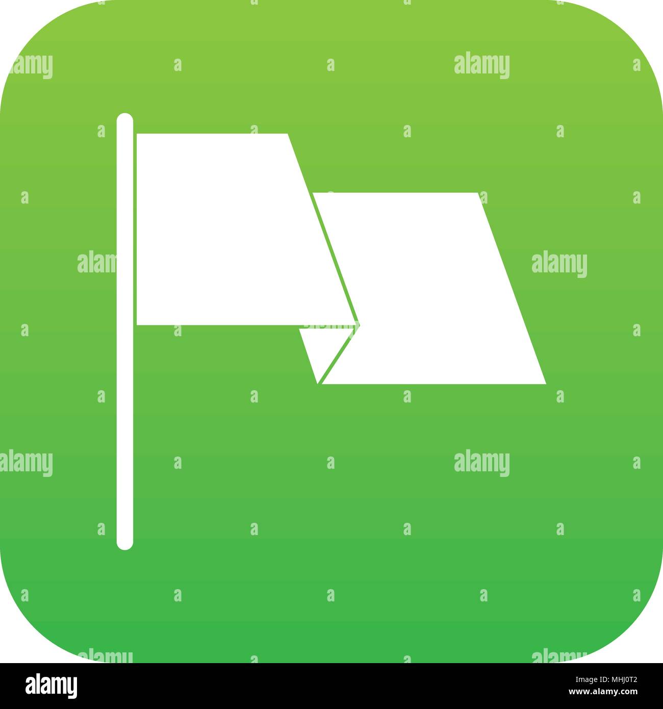 Waving flag icon digital green Stock Vector Image & Art - Alamy
