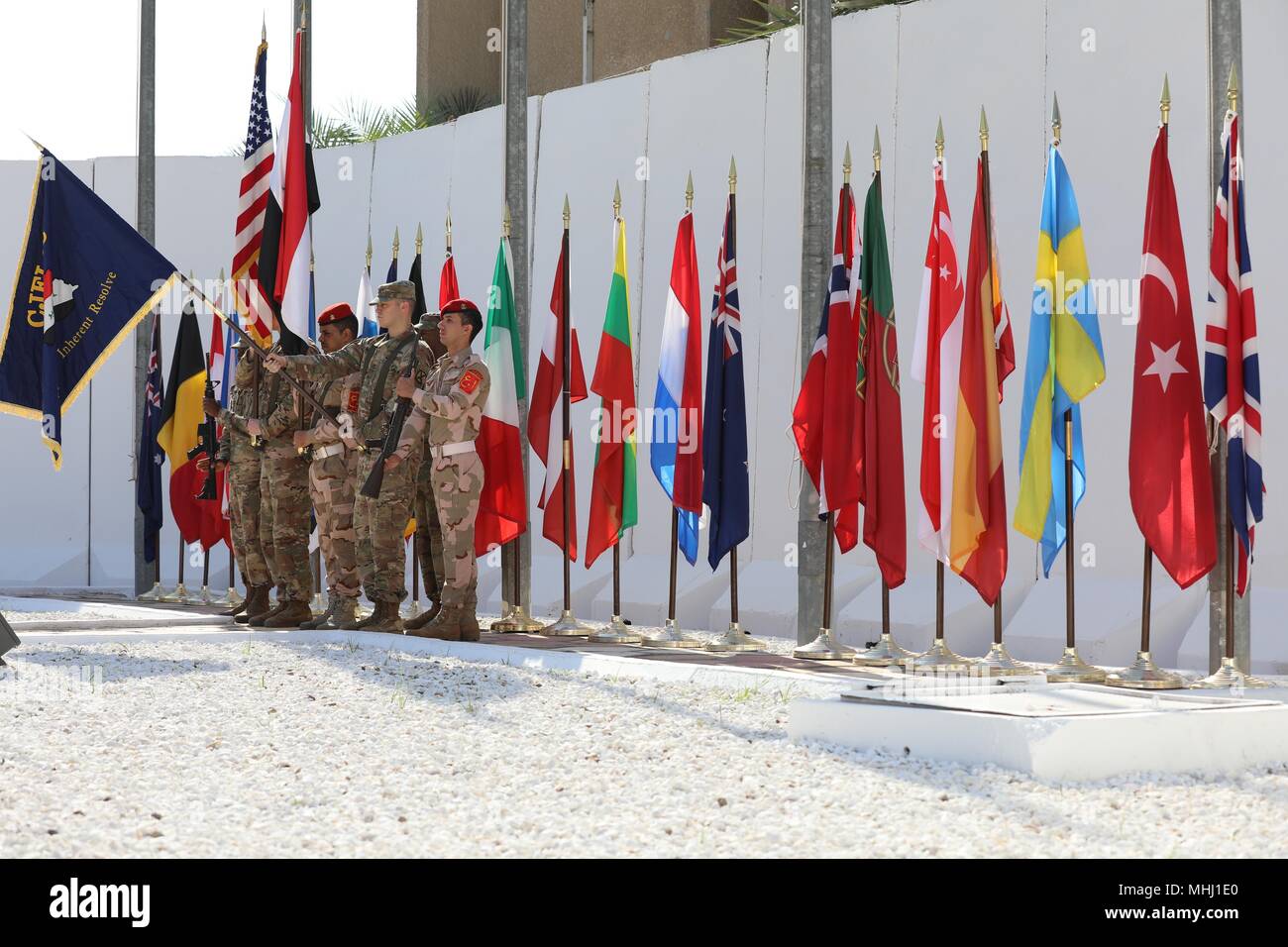 Coalition members with the Combined Joint Forces Land Component Command ...