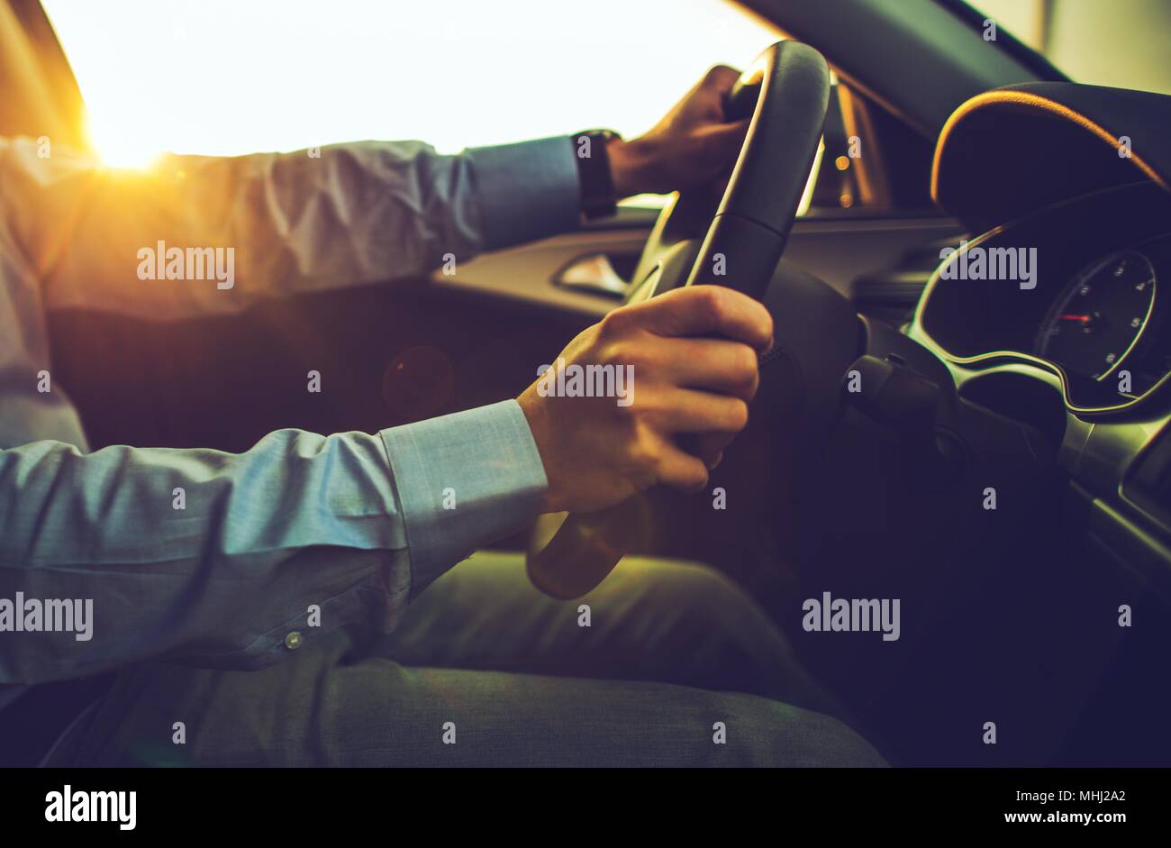 Hand drive car on road hi-res stock photography and images - Alamy