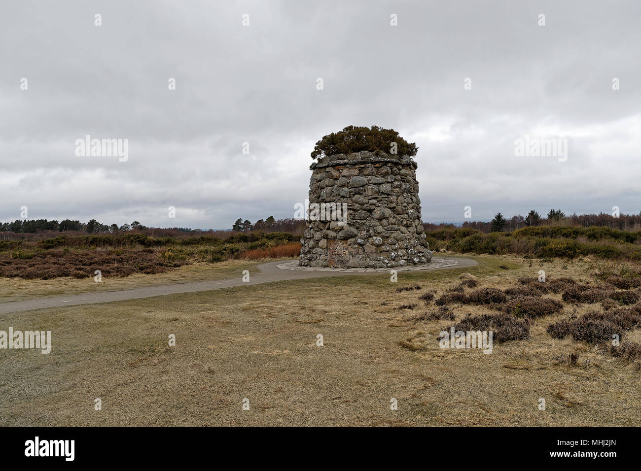 Drummossie Moor at Culloden scene in 1746 of Britain's last civil war ...