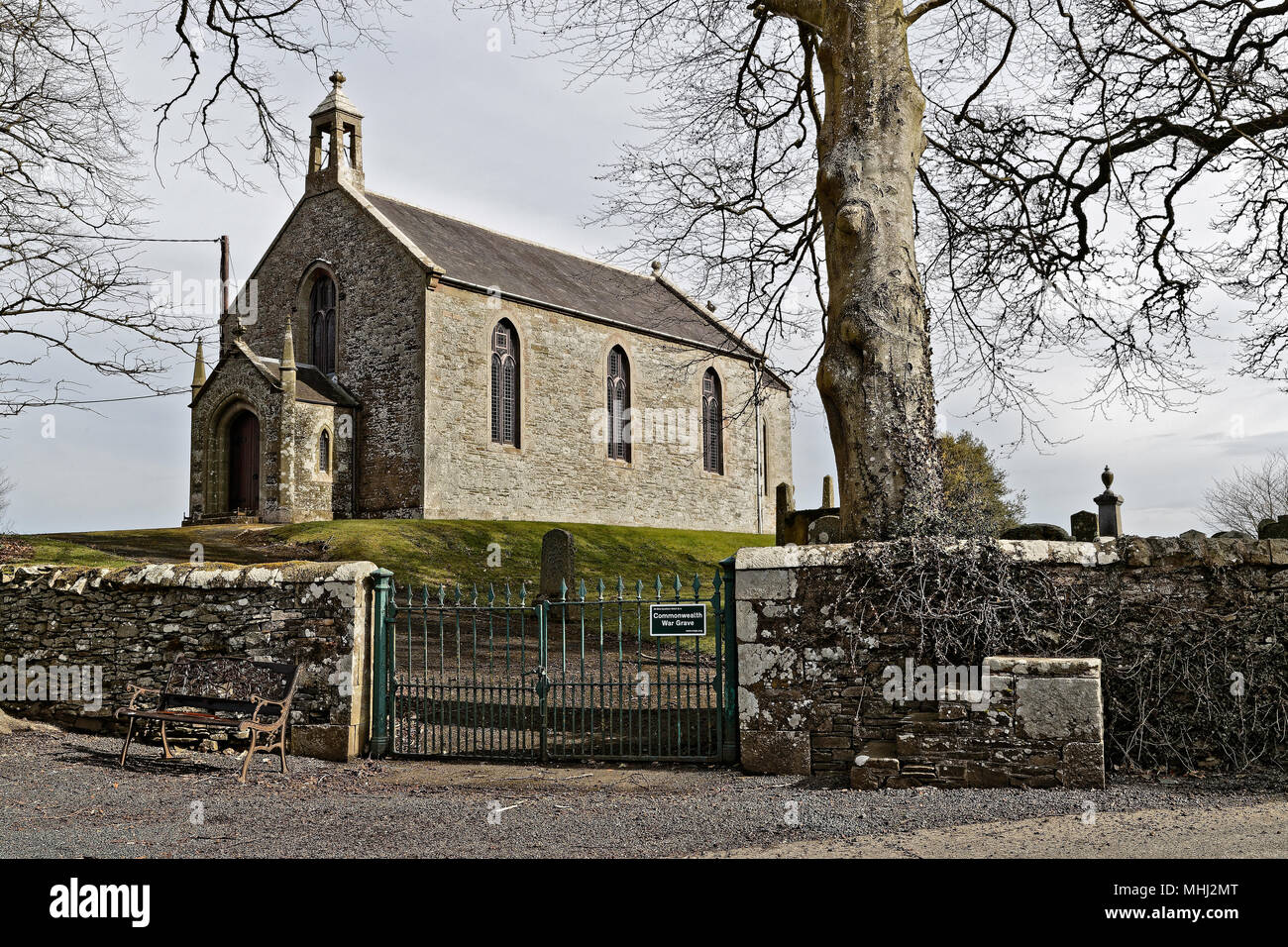 Scottish church gable bell tower hi-res stock photography and images ...