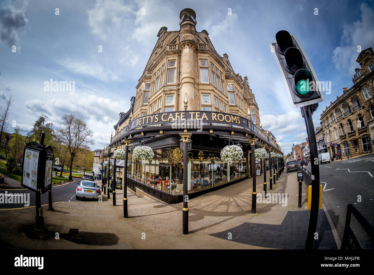 Bettys Tea Rooms in Harrogate town centre Stock Photo - Alamy
