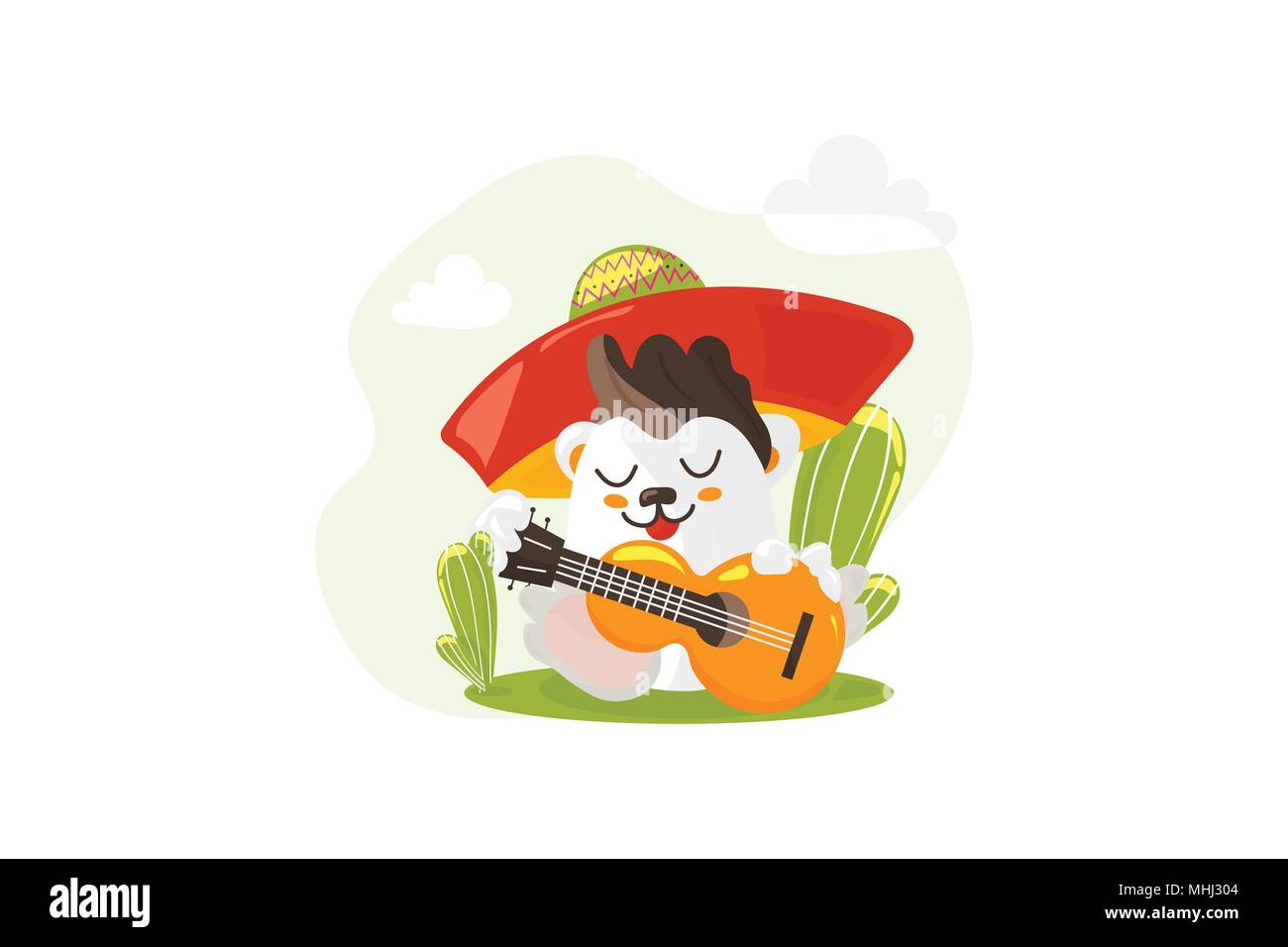 Mexican community celebration Stock Vector Images - Alamy