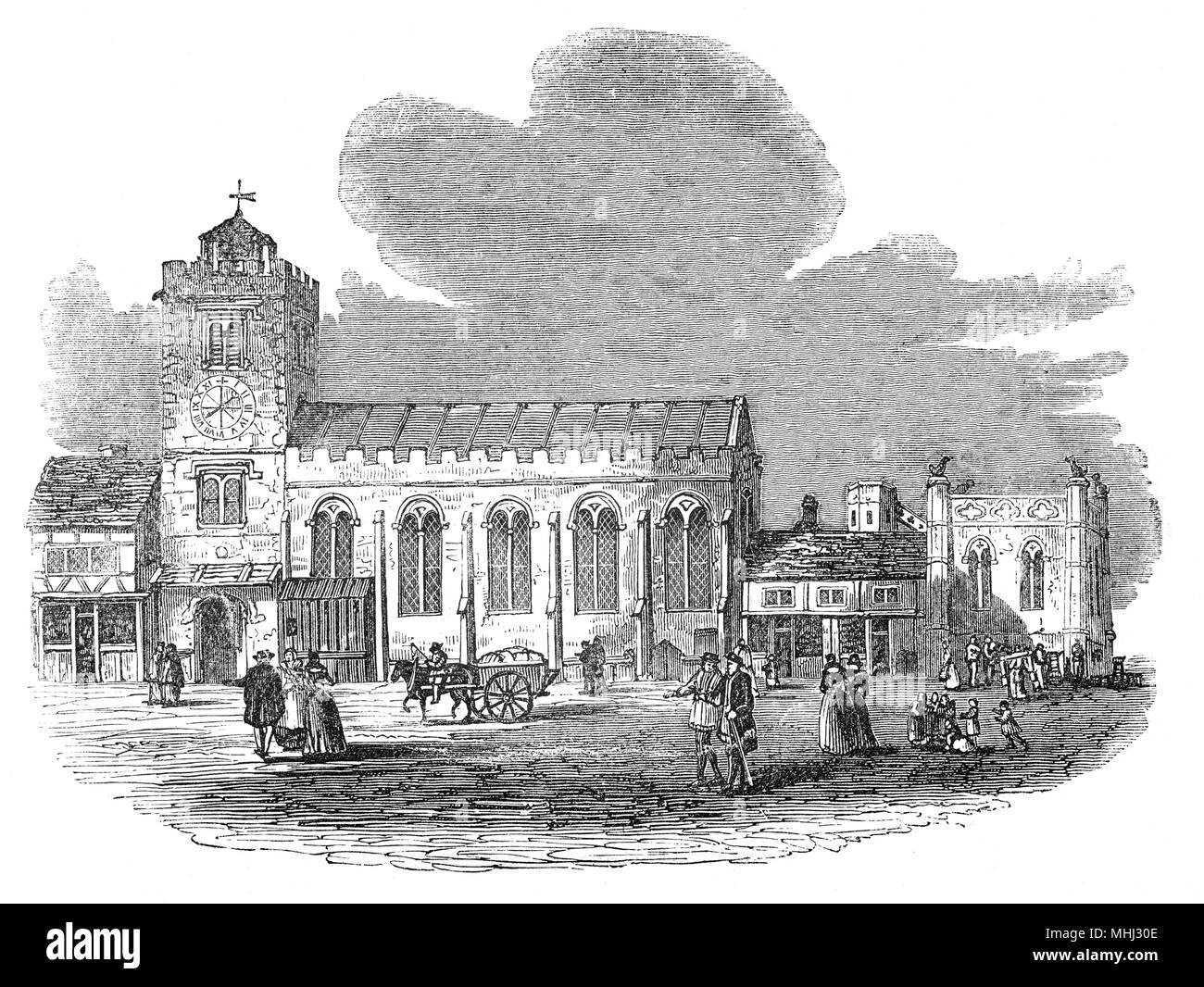 St Michael-le-Querne, also called St Michael ad Bladum, was a parish ...